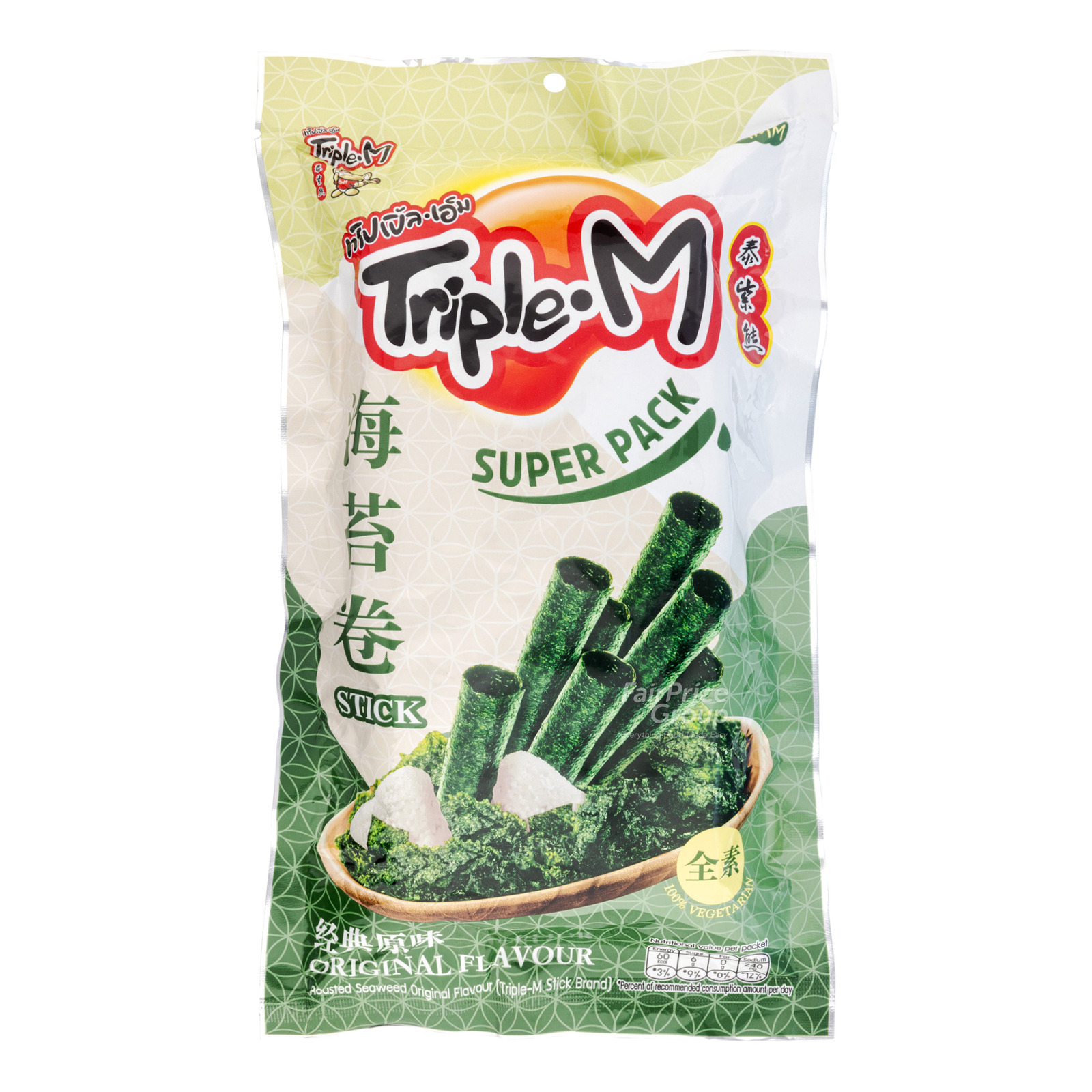Triple-M Super Pack Seaweed Stick - Original | NTUC FairPrice