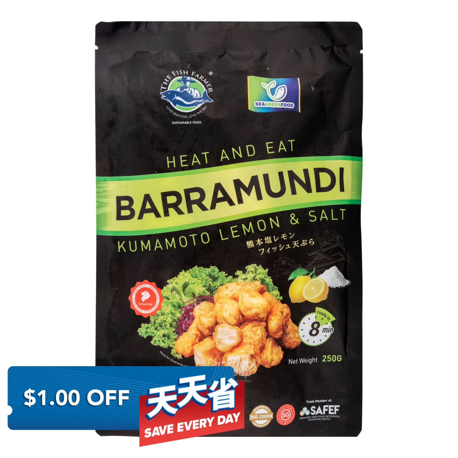 Fishfarmer Barramundi Crispy Tempura - Kumamoto Lemon & Salt | NTUC ...