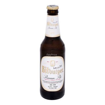 Bitburger Premium Pilsner Bottle Beer | NTUC FairPrice