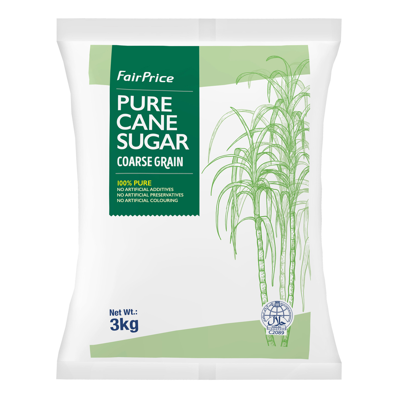 FairPrice Pure Cane Sugar - Coarse Grain | NTUC FairPrice