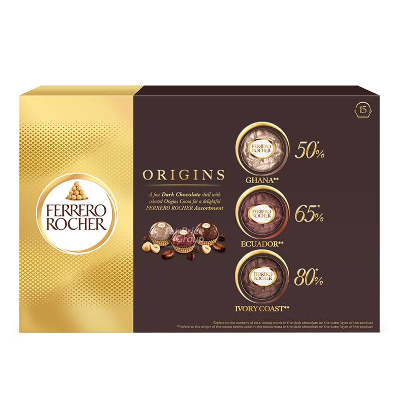 Ferrero Rocher Origins Chocolate - T15 | NTUC FairPrice