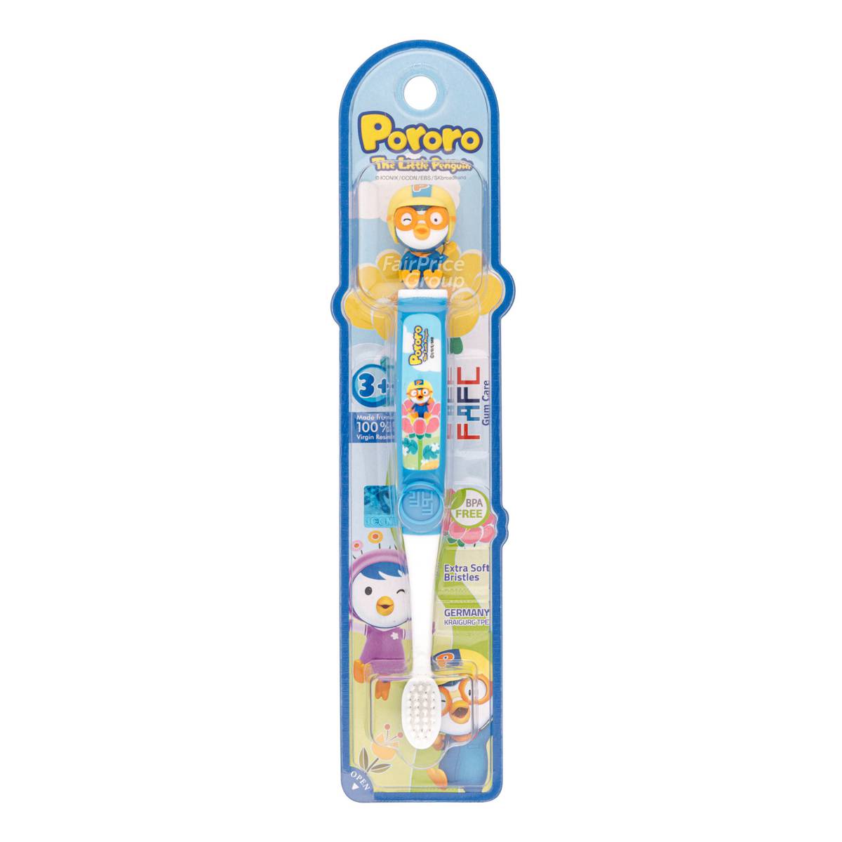 Fafc Kids Toothbrush - Pororo Figurine (3+ Years) | NTUC FairPrice