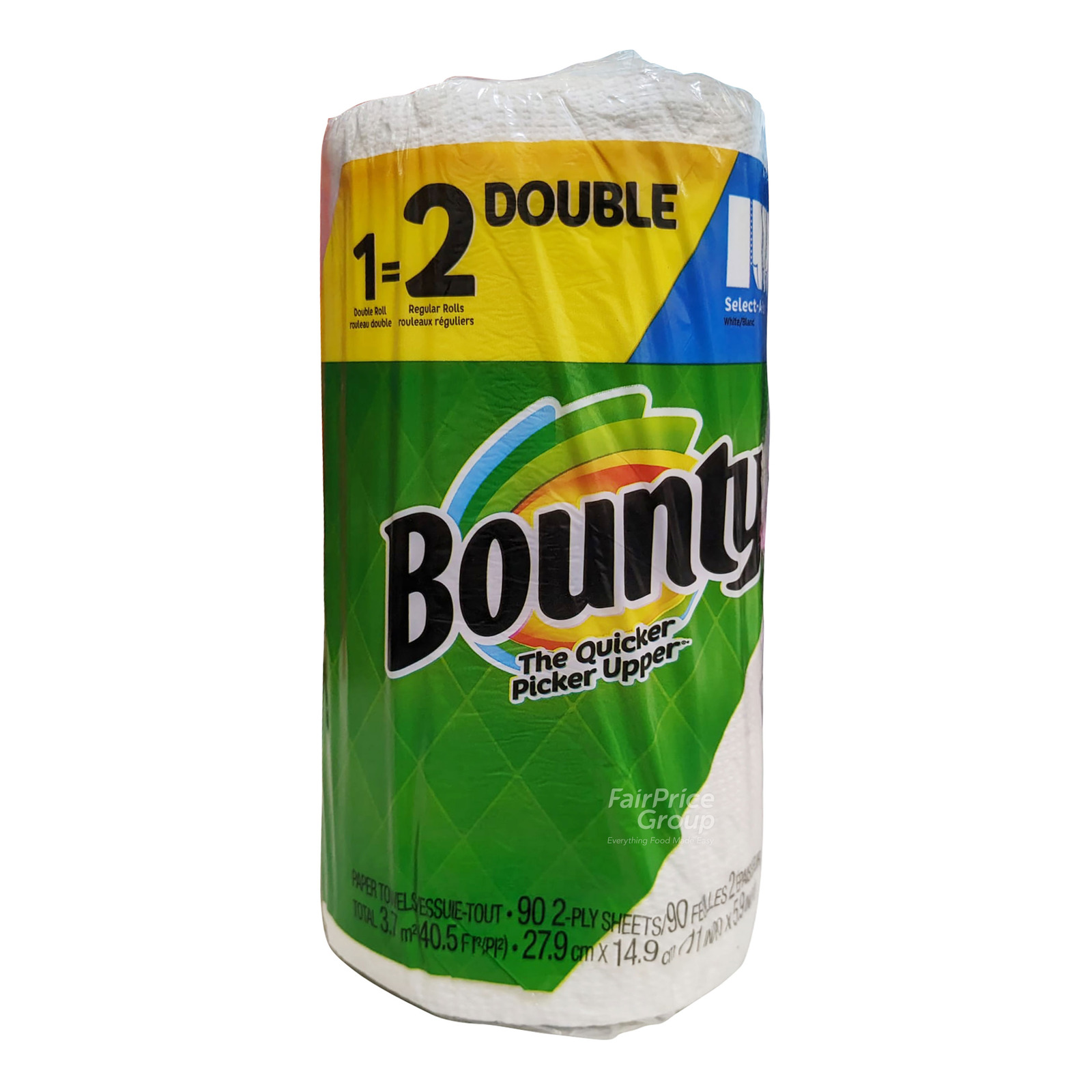 Bounty Kitchen Towel - Select-A-Size Paper | NTUC FairPrice