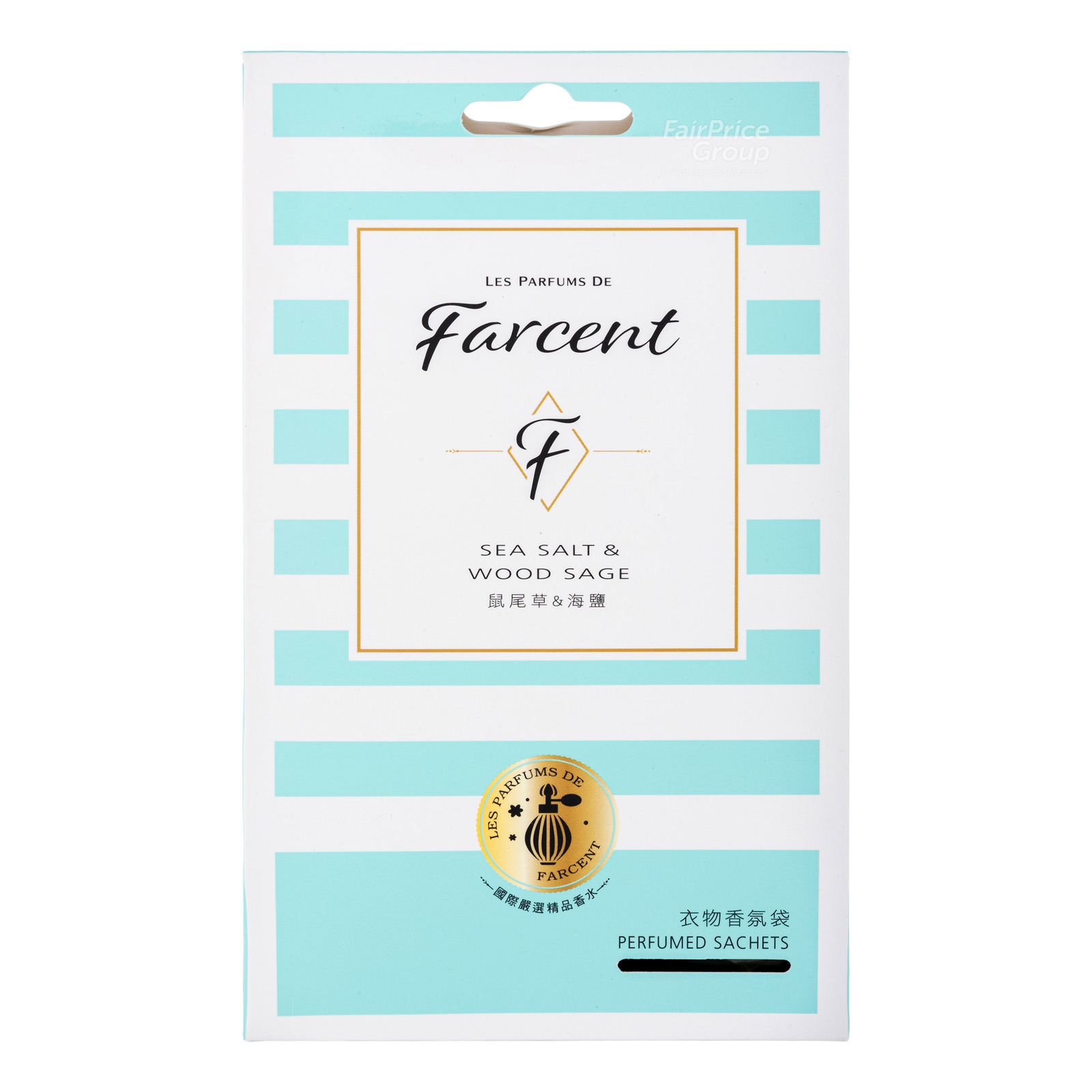 Farcent Perfume Sachets - Sea Salt and Wood Sage | NTUC FairPrice