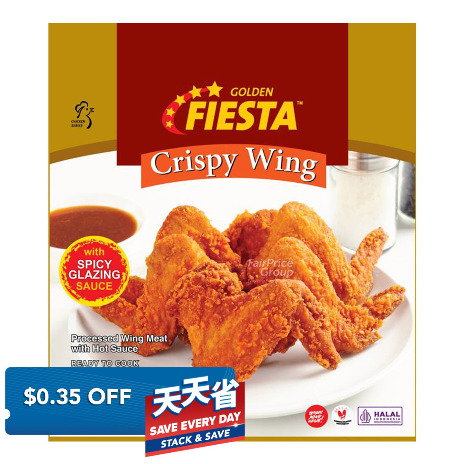 Golden Fiesta Crispy Wing with Spicy Glazing Sauce | NTUC FairPrice