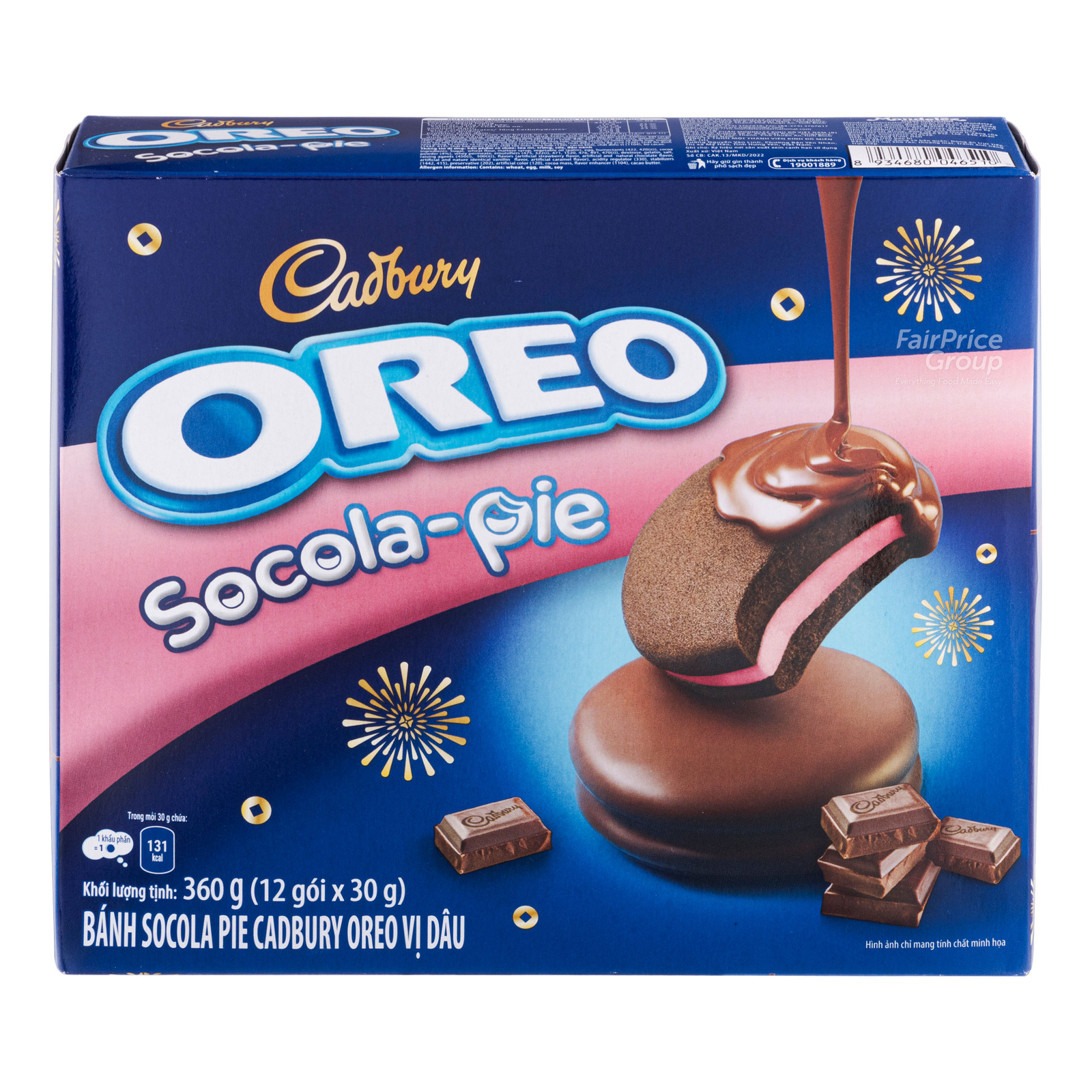 Oreo Cadbury Socola Pie - Strawberry | NTUC FairPrice