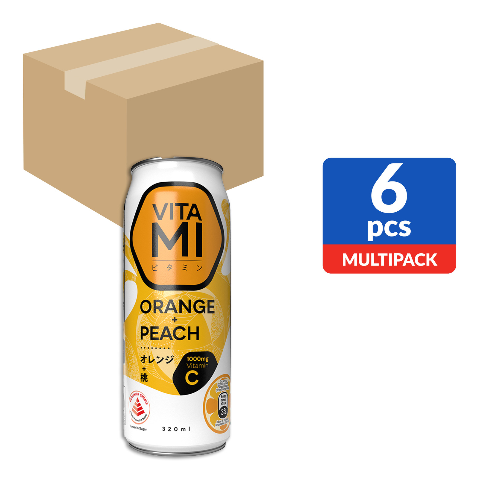 Vitami VC1000mg Orange + Peach | NTUC FairPrice
