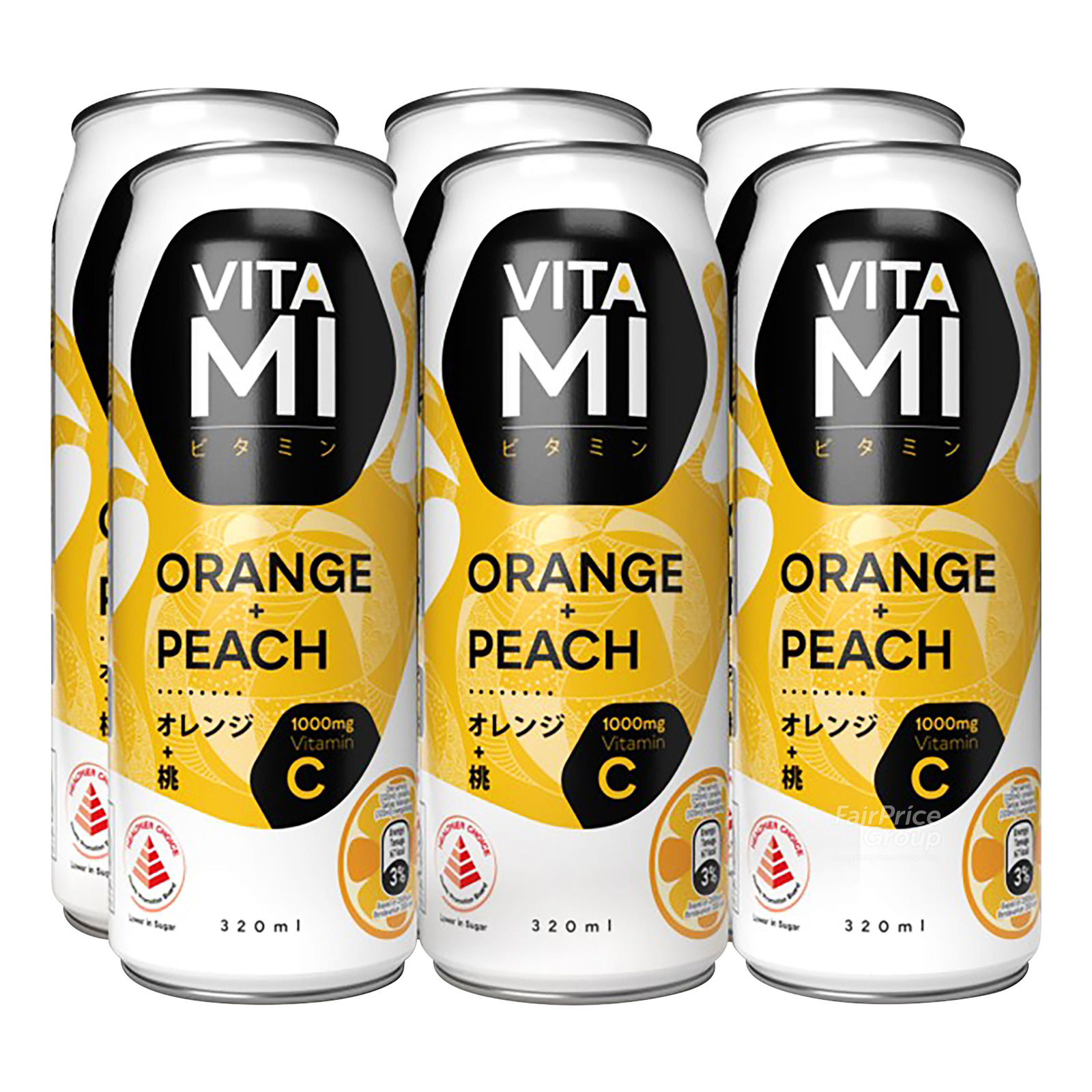 Vitami VC1000mg Orange + Peach | NTUC FairPrice