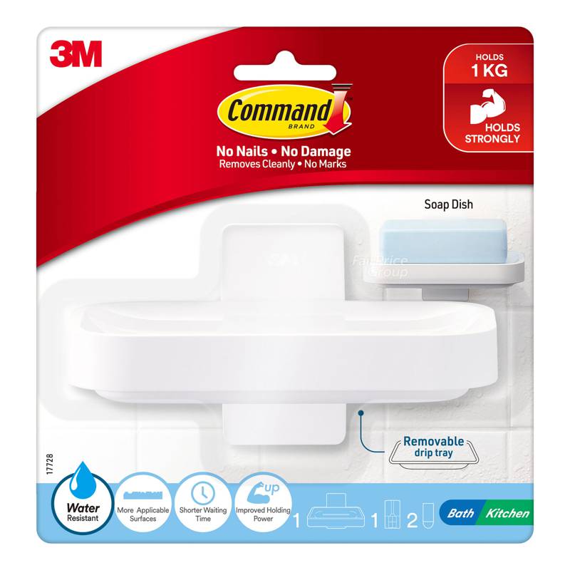 3M Command Soap Dish - 17728 | NTUC FairPrice