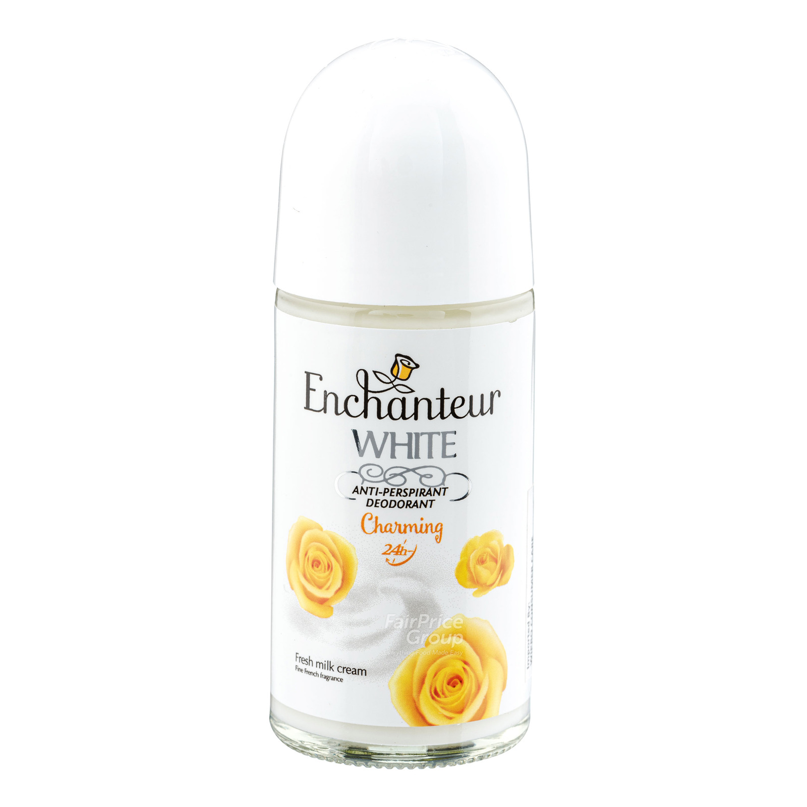 Enchanteur White Roll-On Deodorant - Charming | NTUC FairPrice
