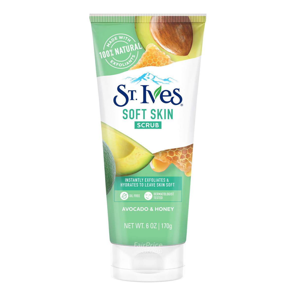 St Ives Soft Skin Scrub - Avocado & Honey | NTUC FairPrice