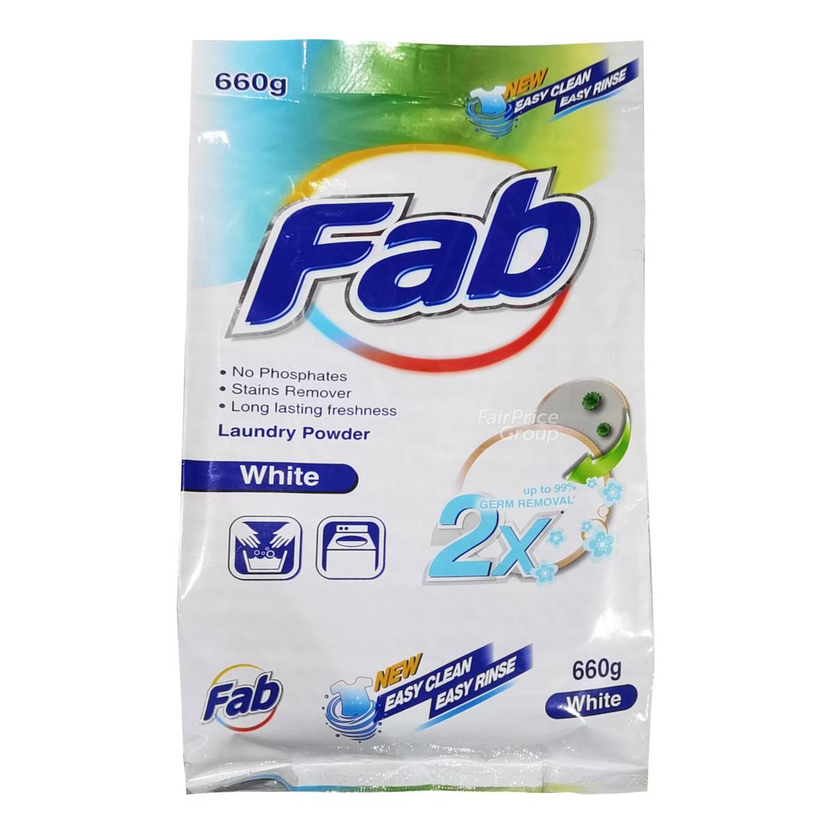 Fab Laundry Powder - White | NTUC FairPrice