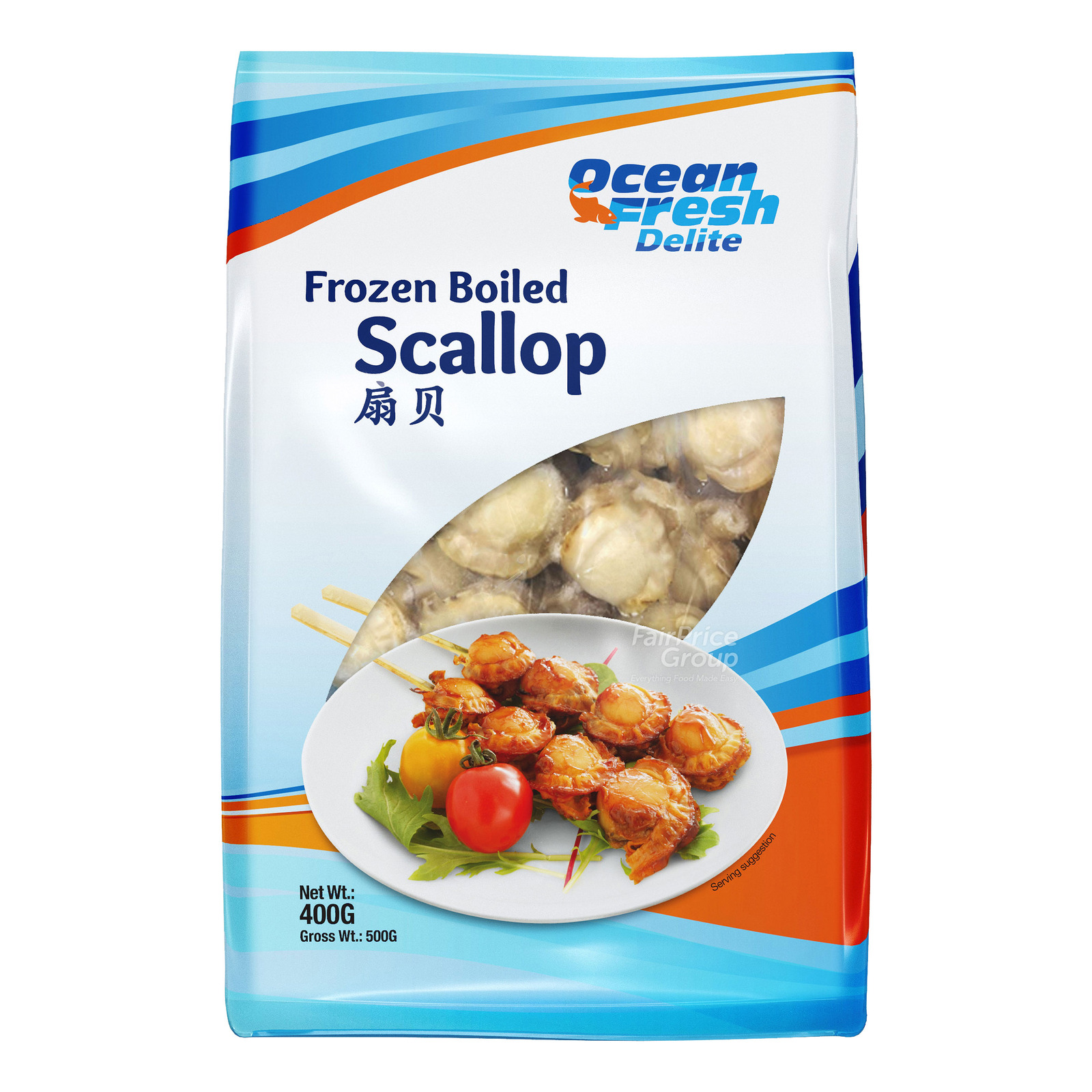 Ocean Fresh Delite Frozen Boiled Scallops | NTUC FairPrice