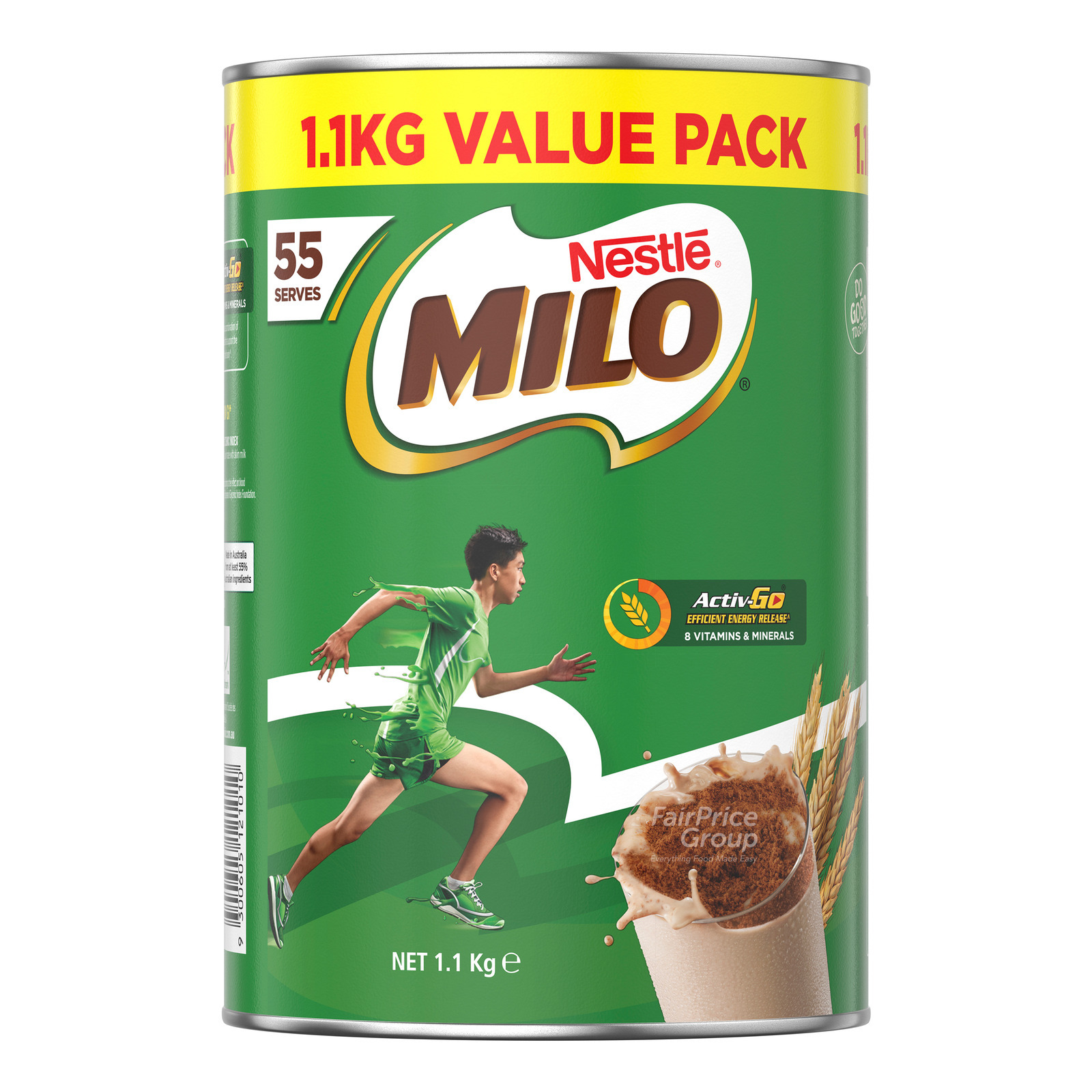Milo Chocolate Malt Drink Powder with Milk - Regular | NTUC FairPrice