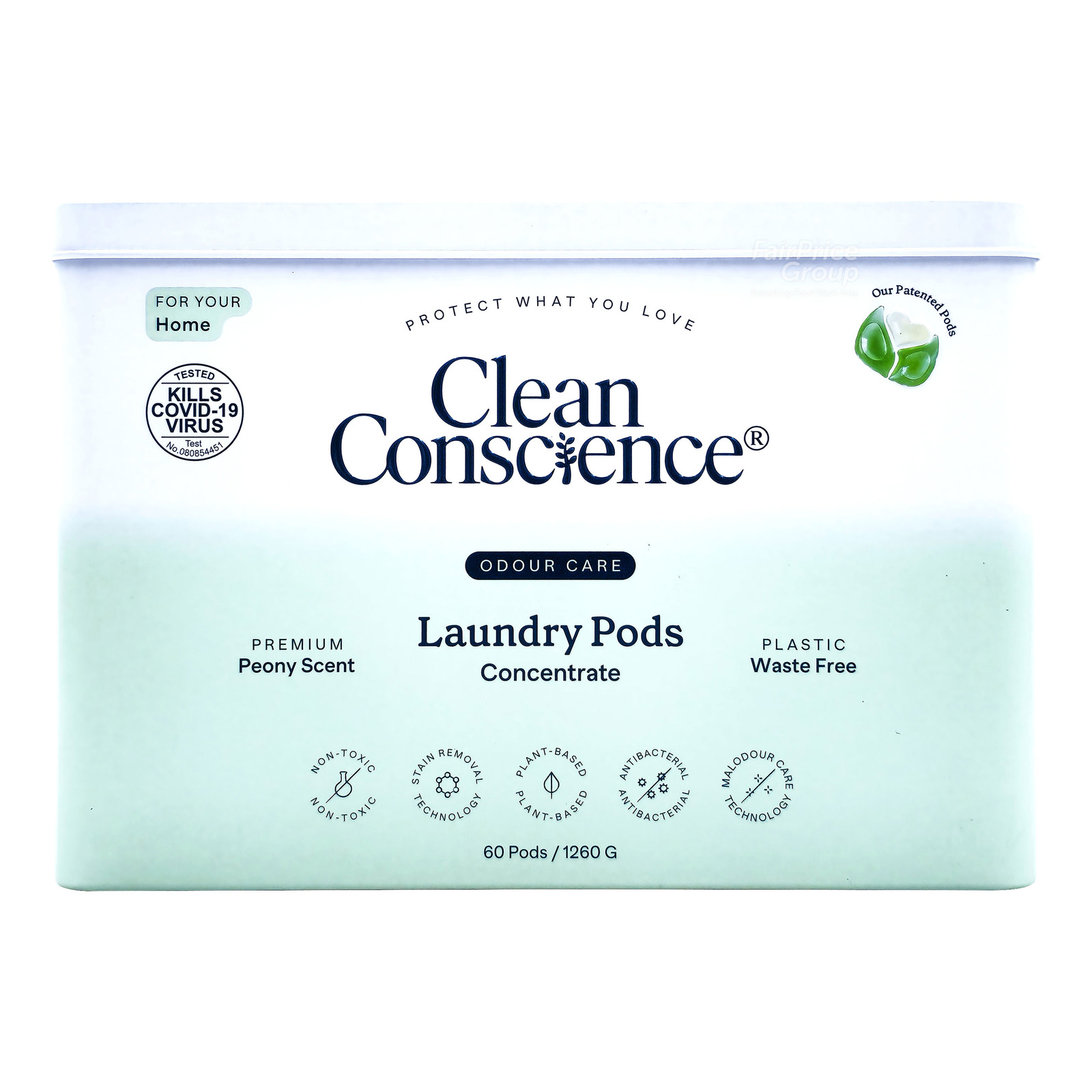 Clean Conscience Laundry Pods Odour Care Tincan - Peony Scent | NTUC ...