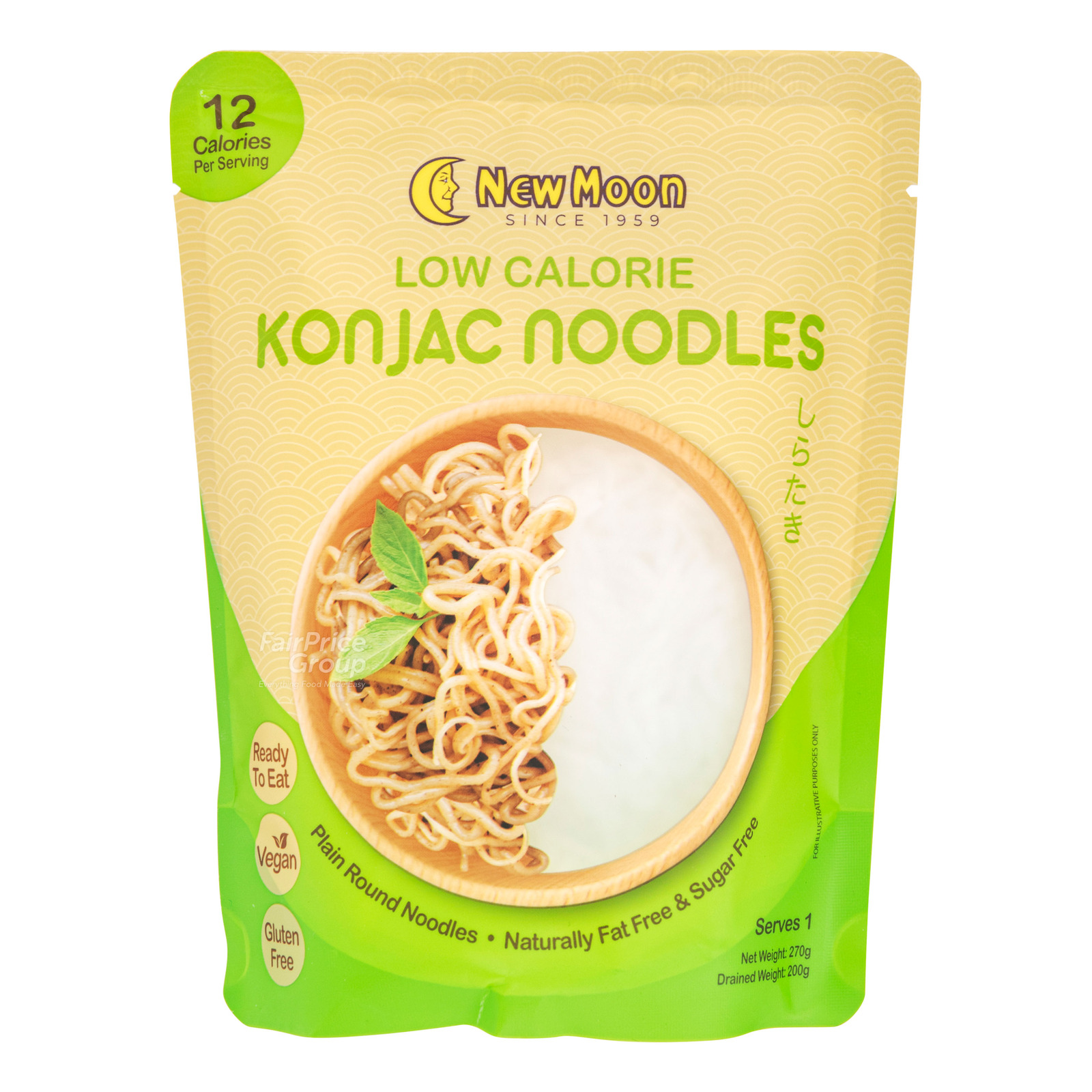 New Moon Low Calorie Konjac Noodles - Round | NTUC FairPrice