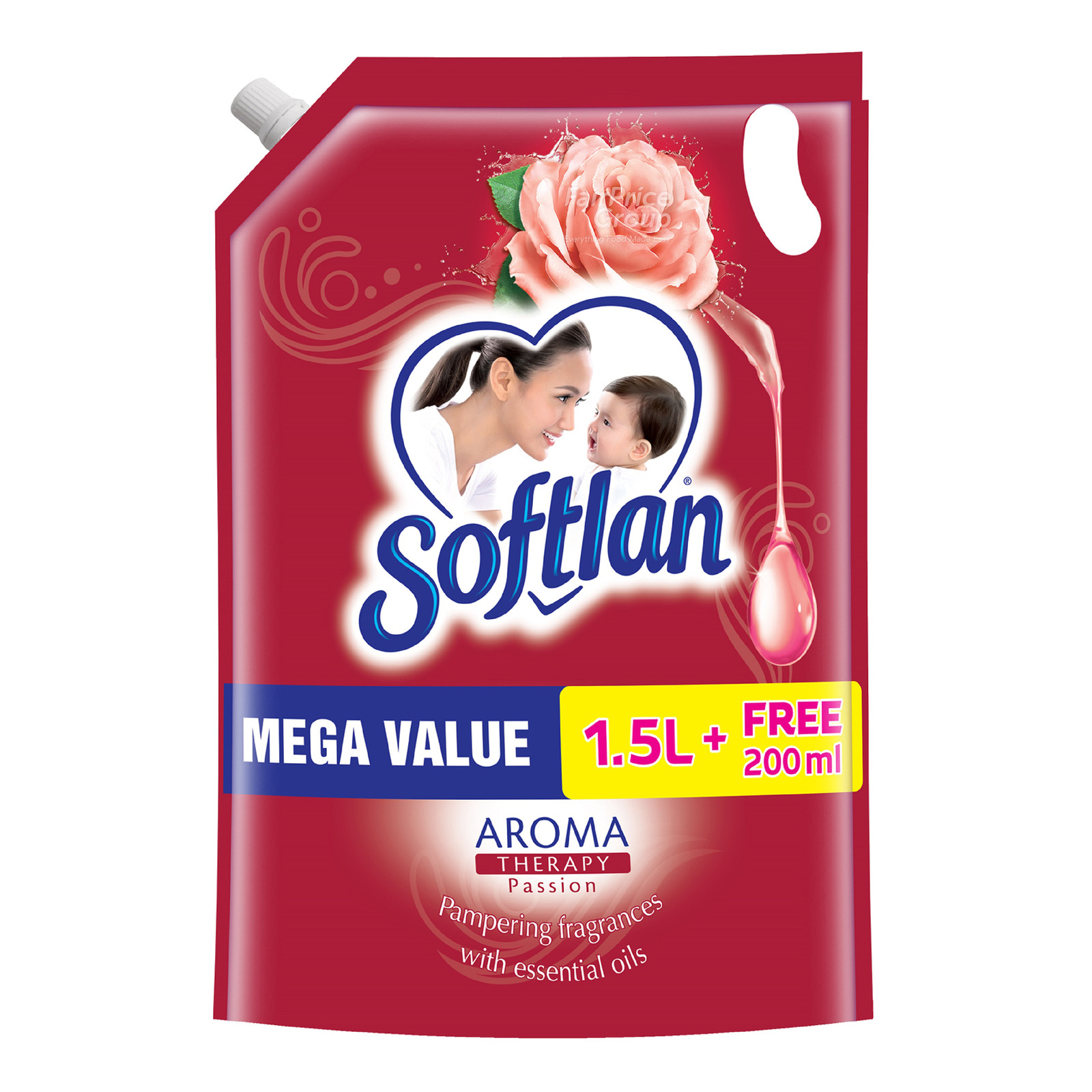 Softlan Fabric Conditioner Softener Refill - Passion | NTUC FairPrice