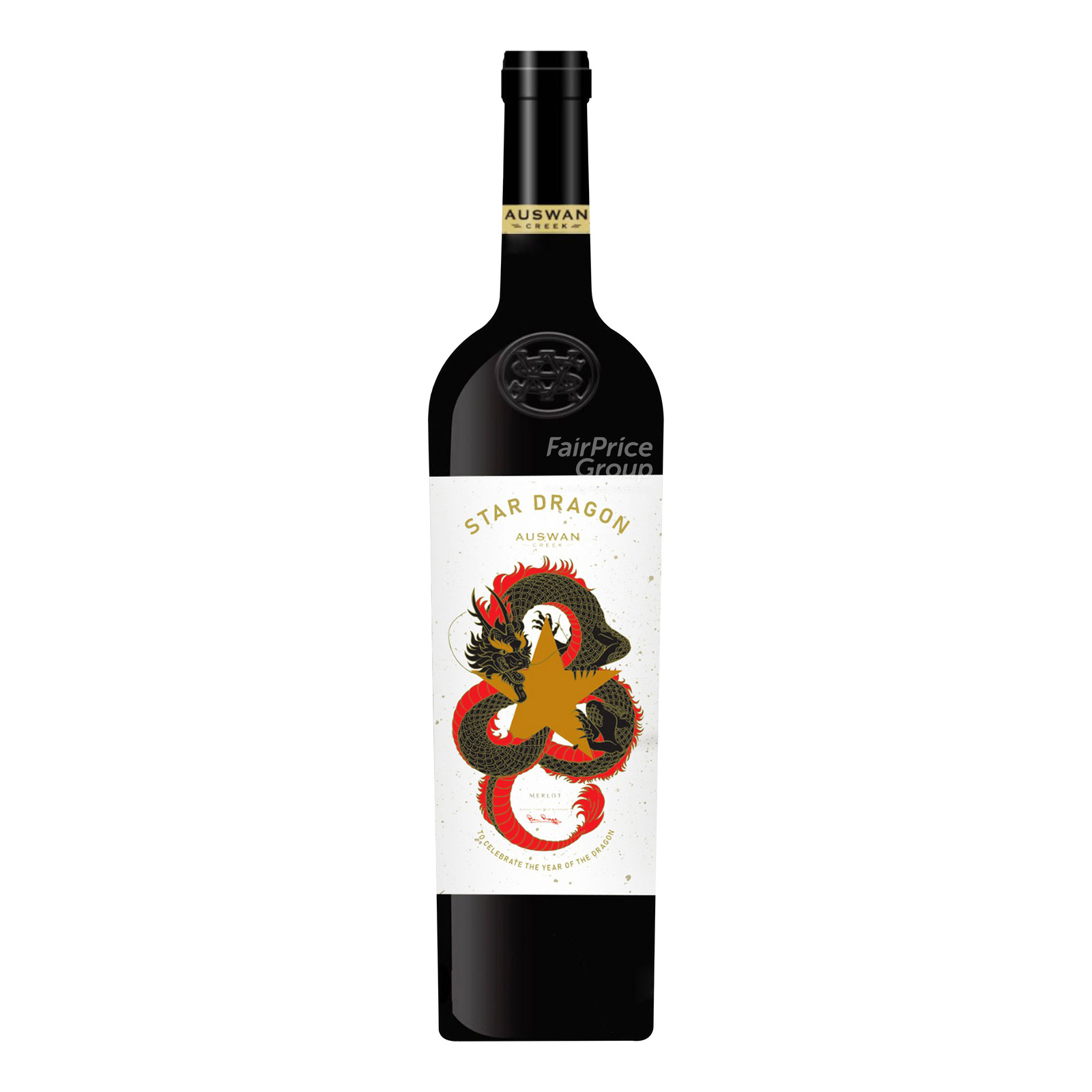 Auswan Star Dragon Red Wine - Merlot | NTUC FairPrice