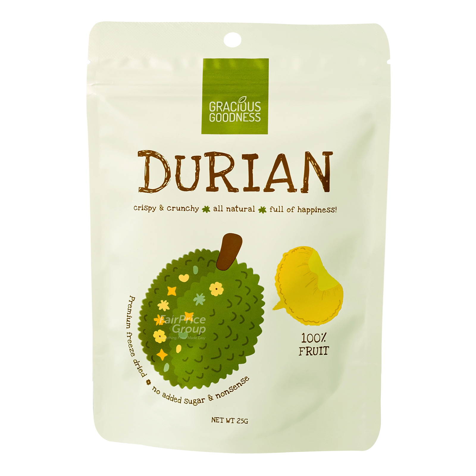 Gracious Goodness Premium Freeze Dried Durian | NTUC FairPrice