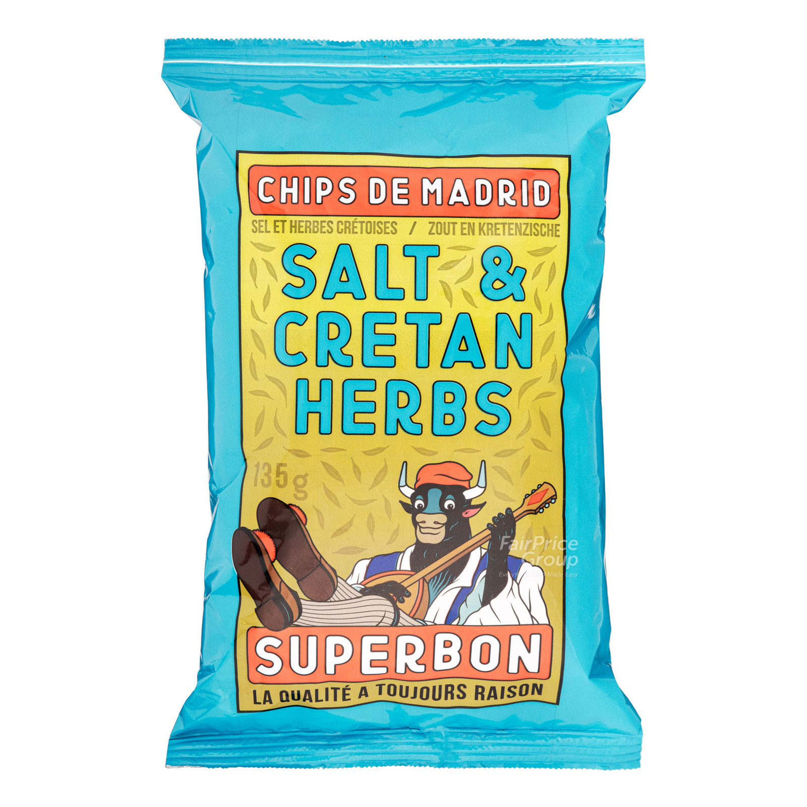 Superbon Potato Chips - Salt & Cretan Herbs | NTUC FairPrice