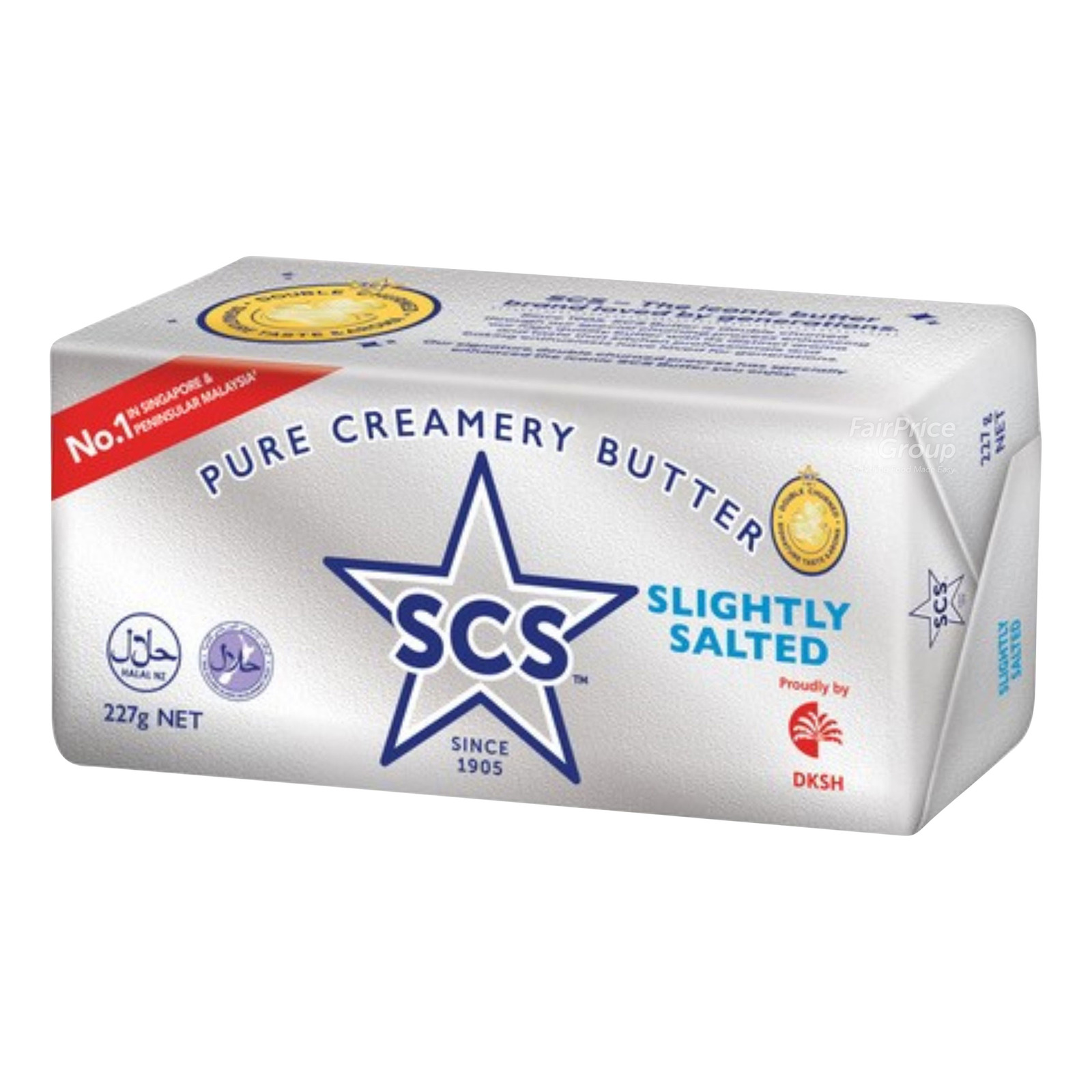 SCS Pure Creamery Butter Block - Slightly Salted | NTUC FairPrice