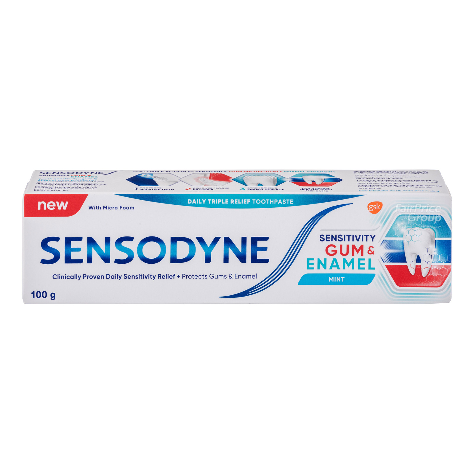 Sensodyne Sensitivity & Gum Enamel Toothpaste - Mint | NTUC FairPrice