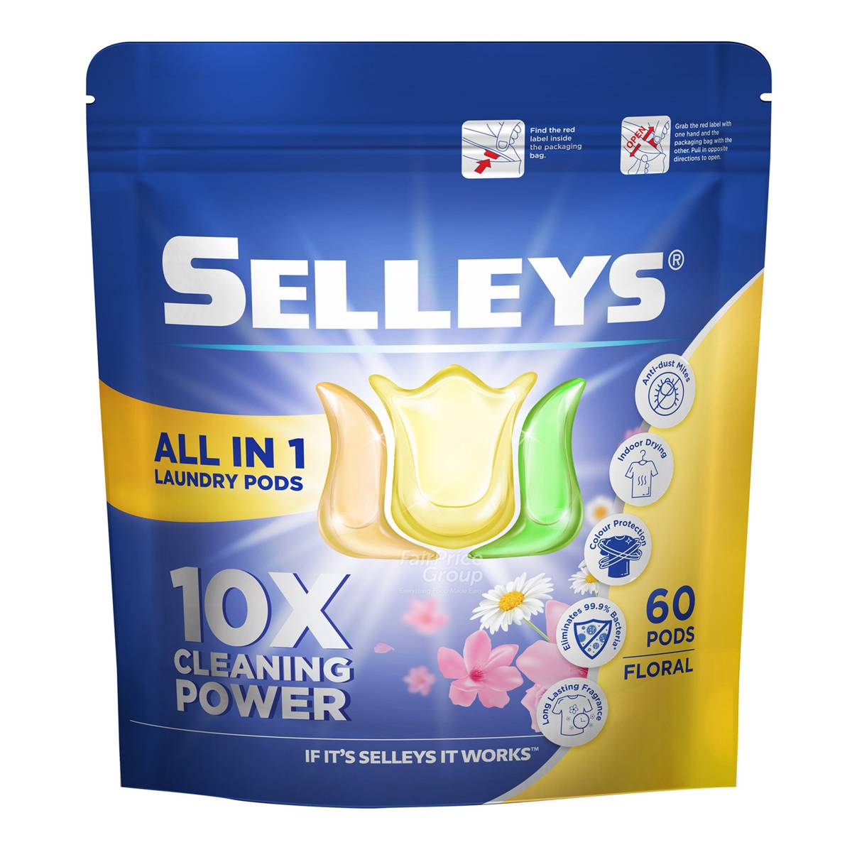 Selleys All in 1 Laundry Pods Refill - Floral | NTUC FairPrice