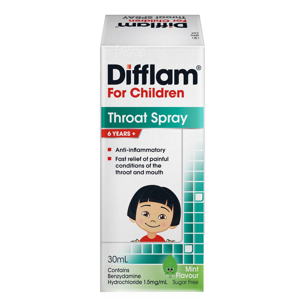 Difflam For Children Throat Spray | NTUC FairPrice