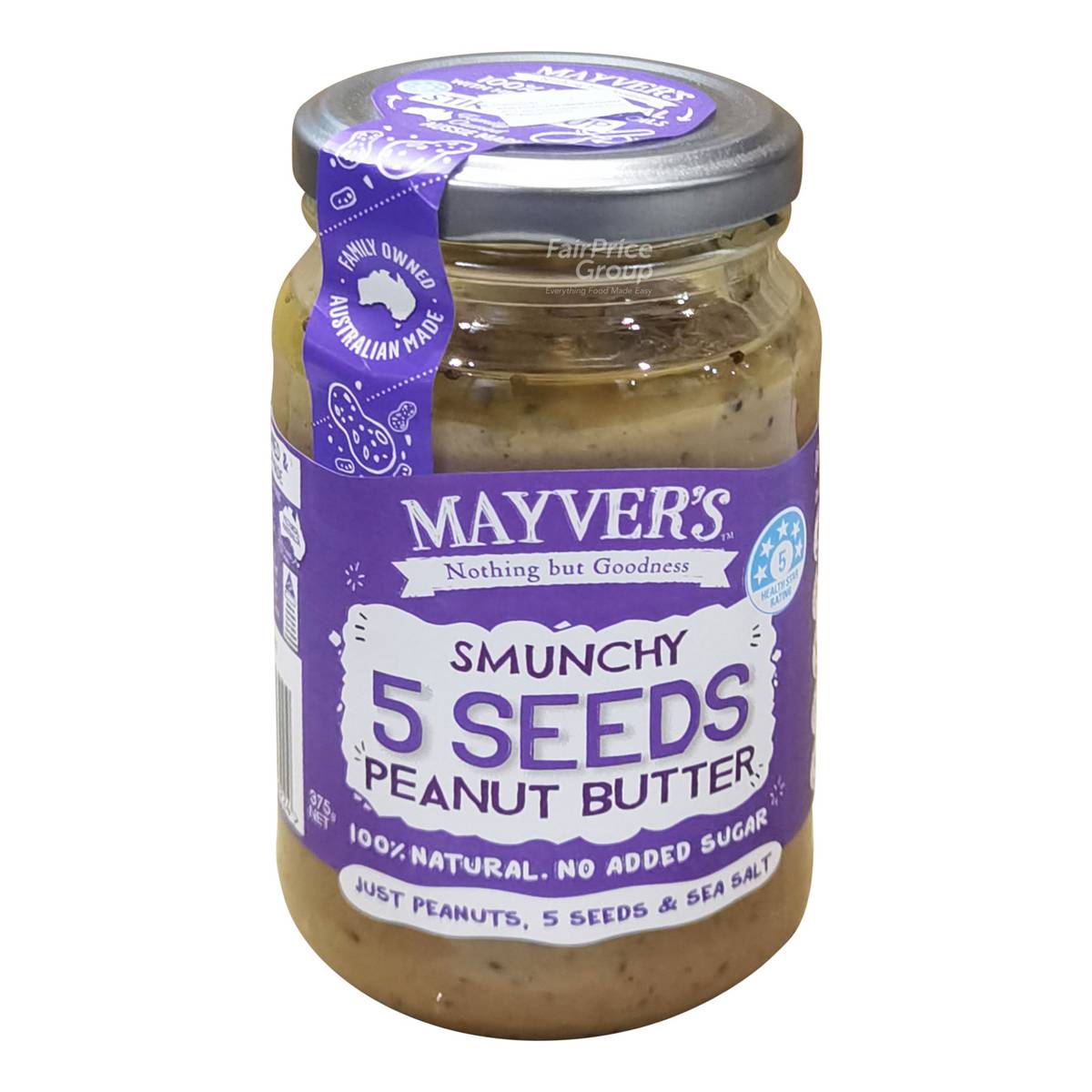Mayver's Smunchy 5 Seeds Peanut Butter | NTUC FairPrice