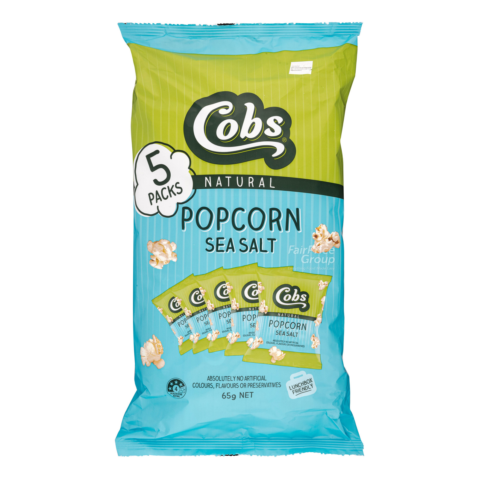Cobs Natural Popcorn - Sea Salt | NTUC FairPrice