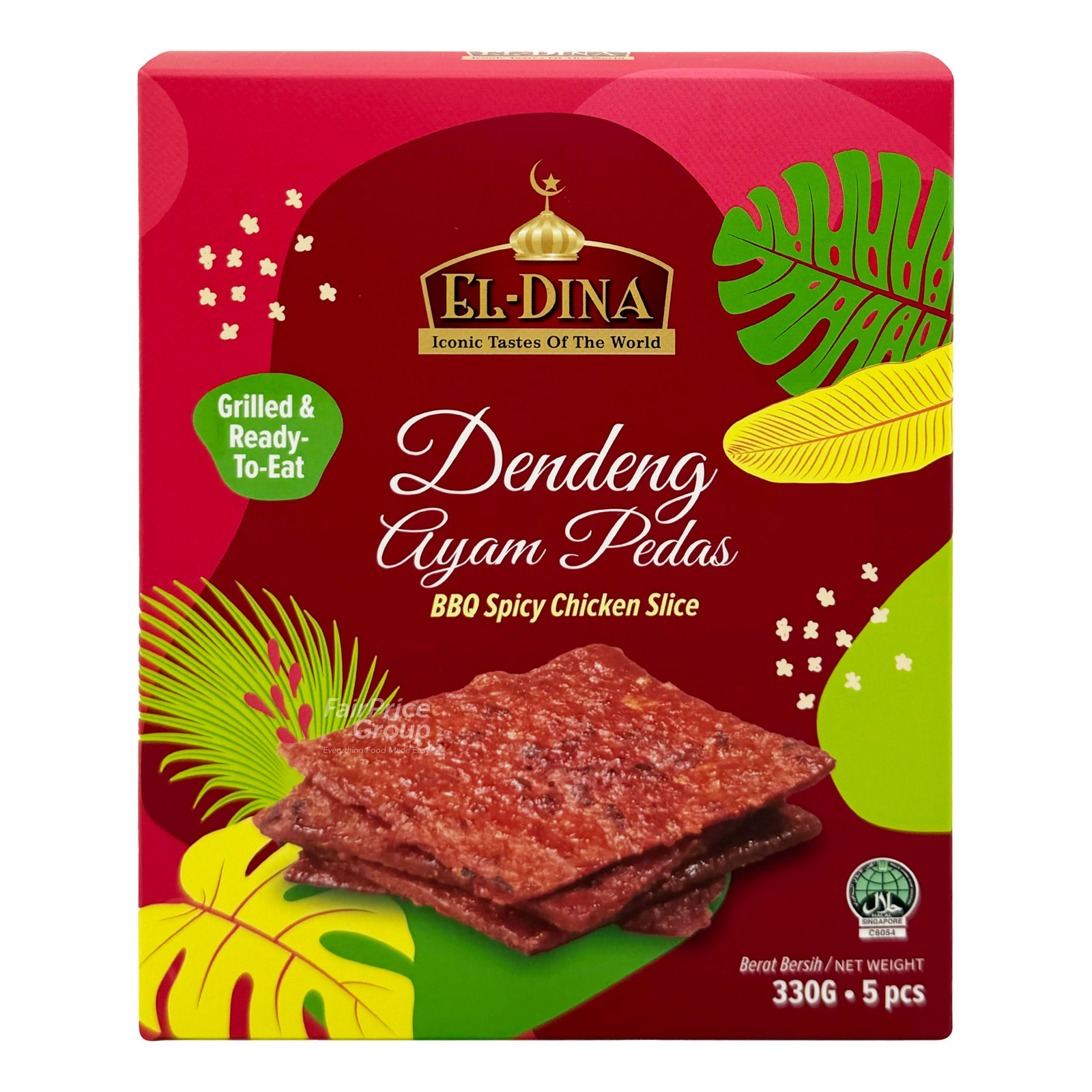 El-Dina Dendeng Ayam Pedas (BBQ Spicy Chicken Slice) | NTUC FairPrice
