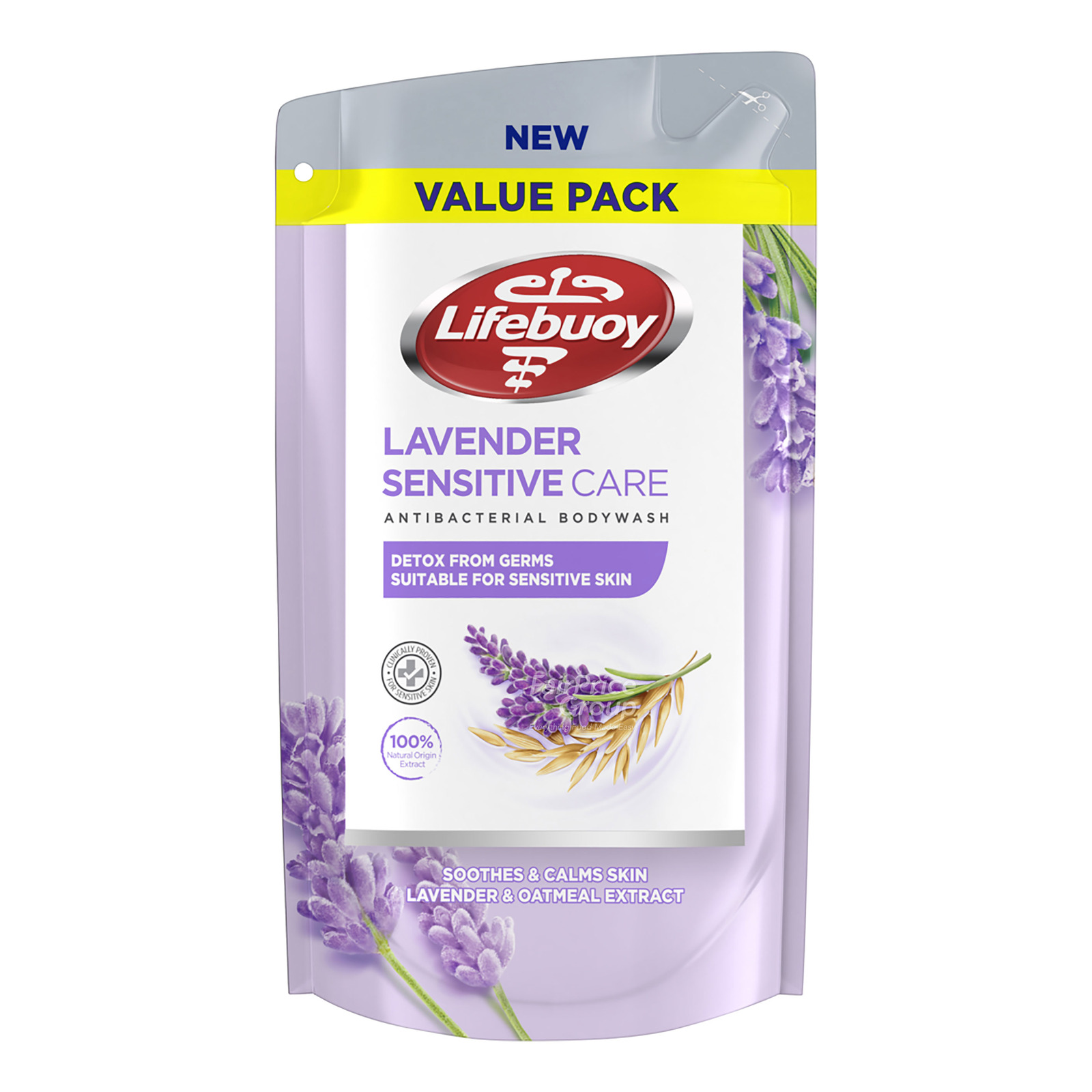 Lifebuoy Bodywash Sensitive Care Refill - Lavender | NTUC FairPrice