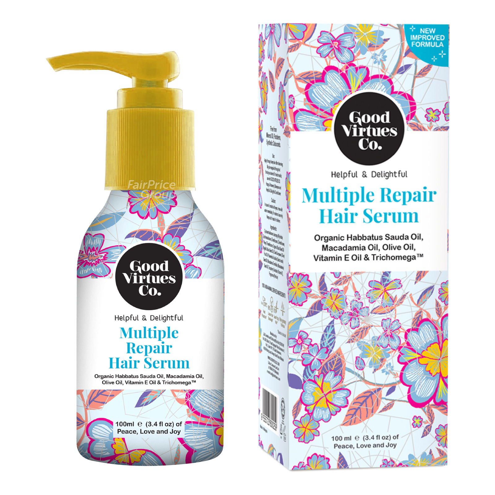 Good Virtue Multiple Repair Hair Serum | NTUC FairPrice