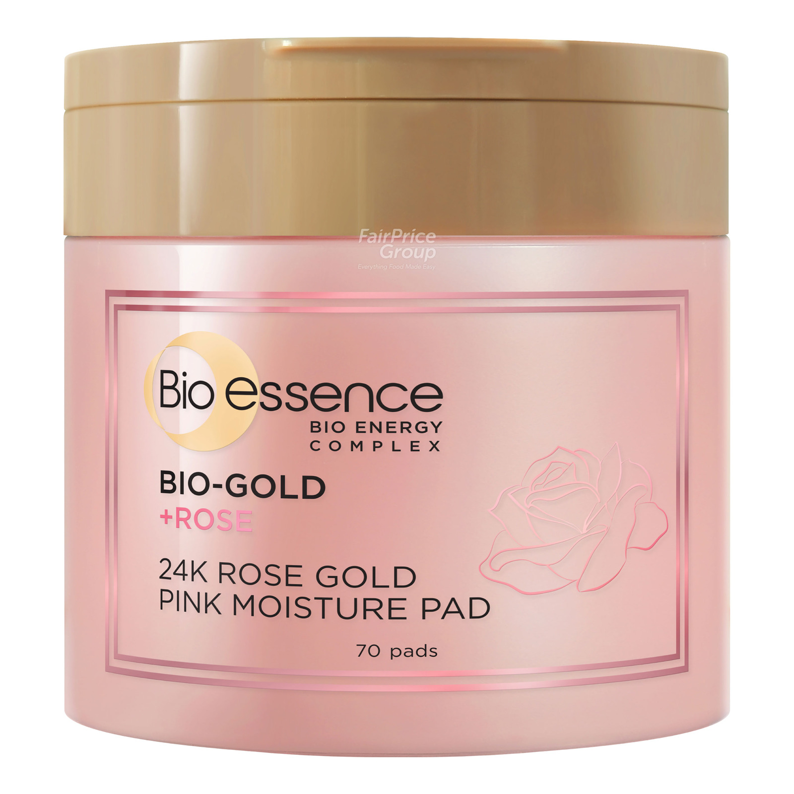 Bio-Essence Bio 24k Gold Rose Gold Pink Moisture Pad | NTUC FairPrice