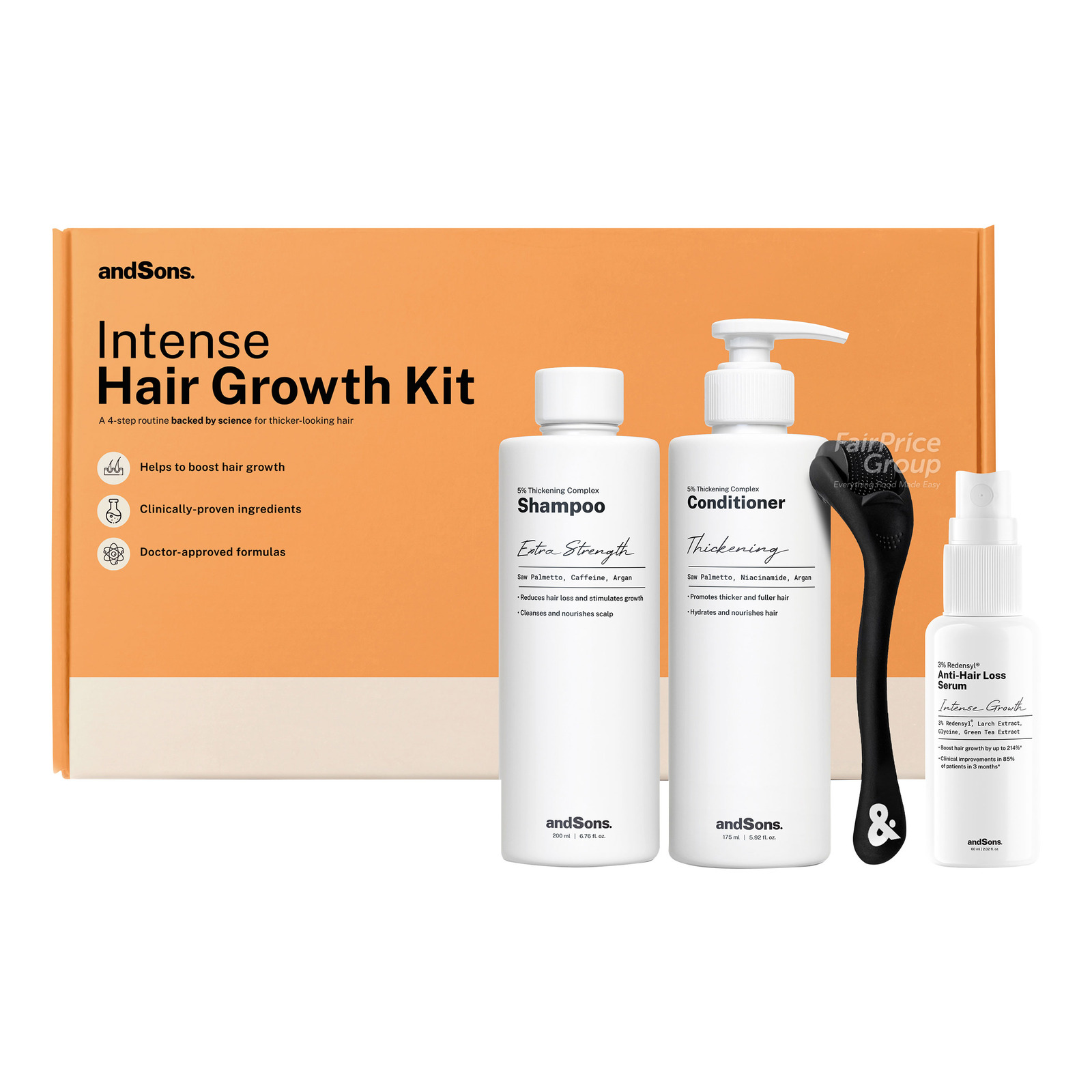 Andsons Intense Hair Growth Kit | NTUC FairPrice