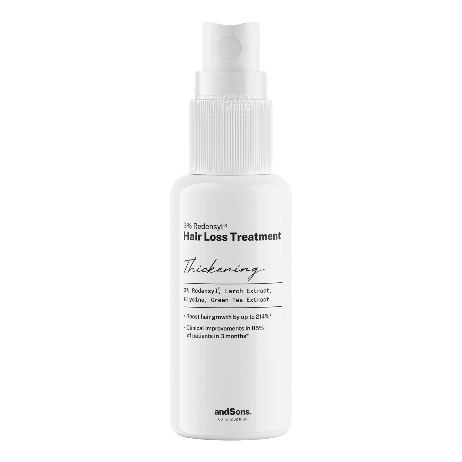 Andsons Anti Hair Loss 3 Redensyl Treatment Ntuc Fairprice