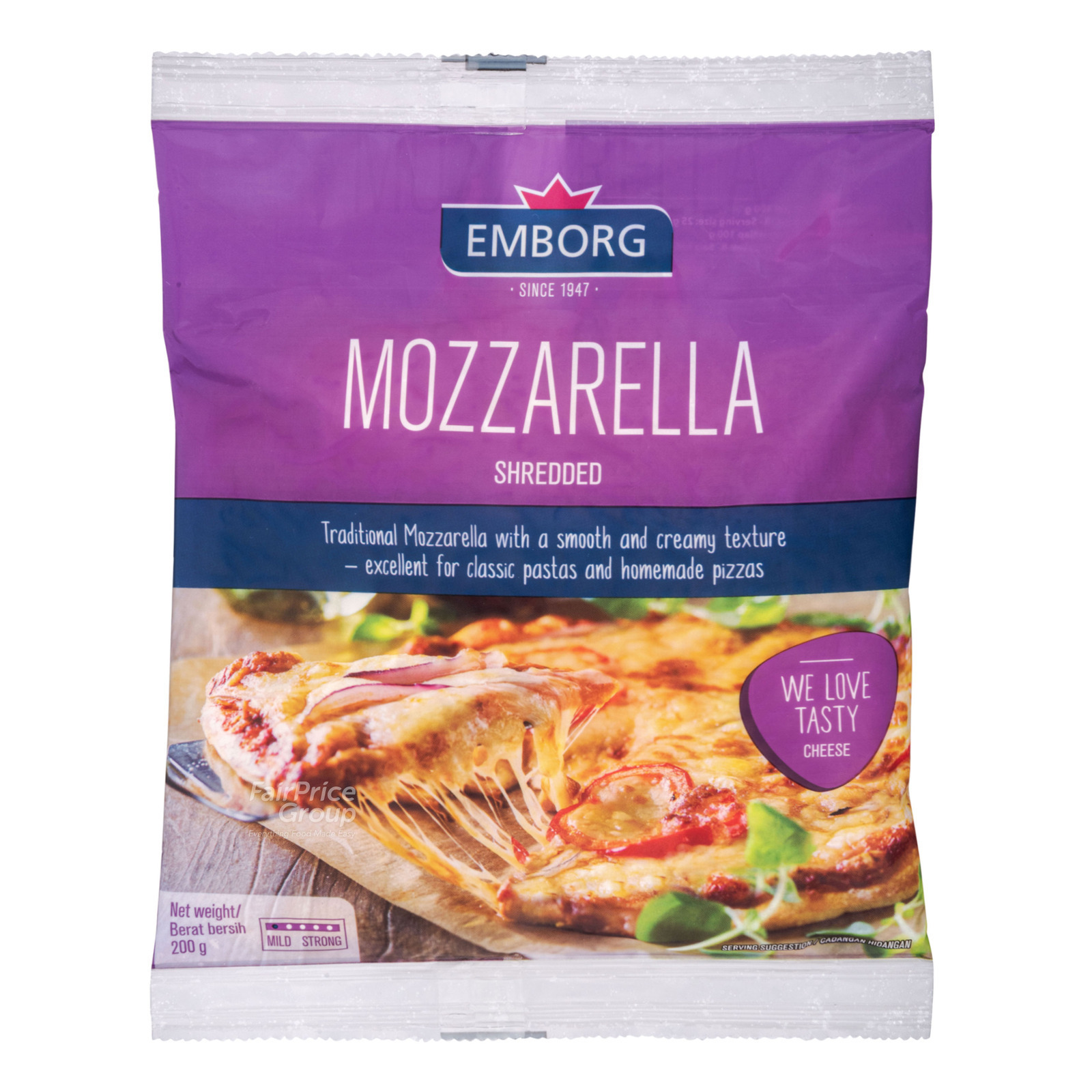Emborg Shredded Cheese - Mozzarella | NTUC FairPrice