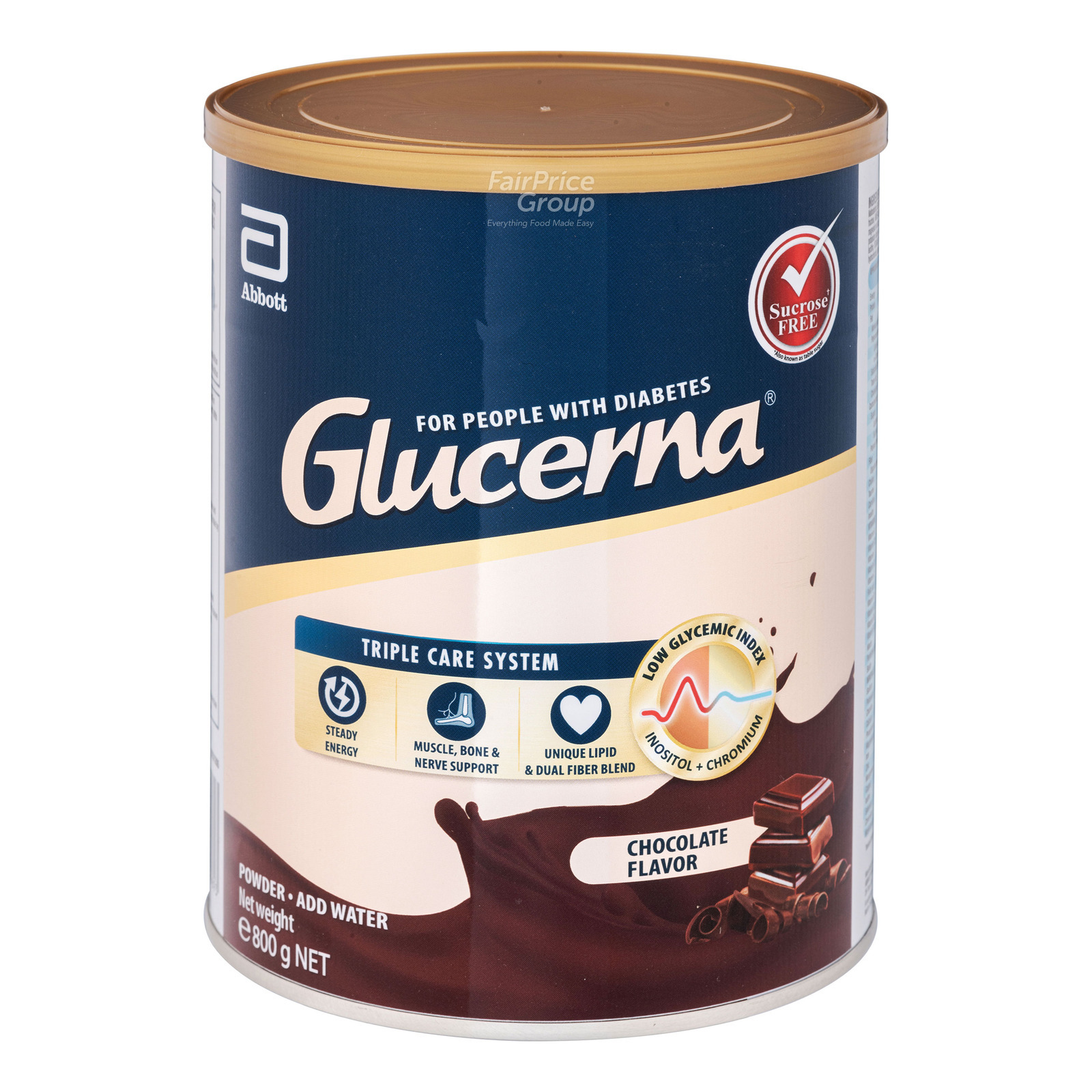 Abbott Glucerna Triple Care Milk Formula - Chocolate | NTUC FairPrice