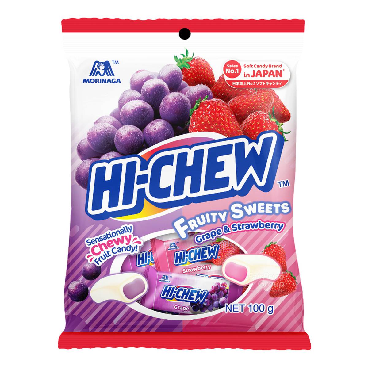 Hi-Chew Chewy Candy - Grape and Strawberry | NTUC FairPrice