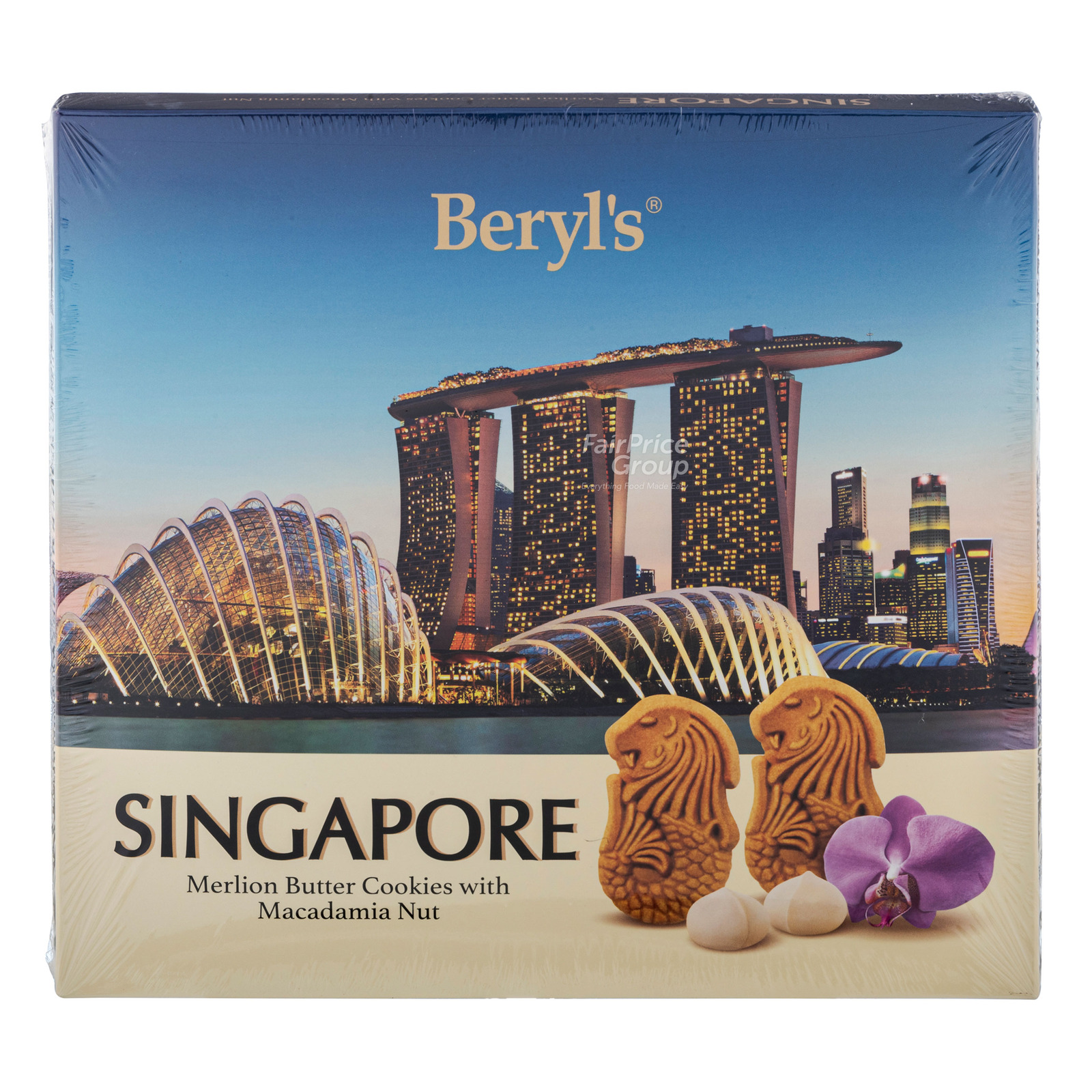 Beryl's Singapore Merlion Butter Cookies with Macadamia Nut | NTUC ...