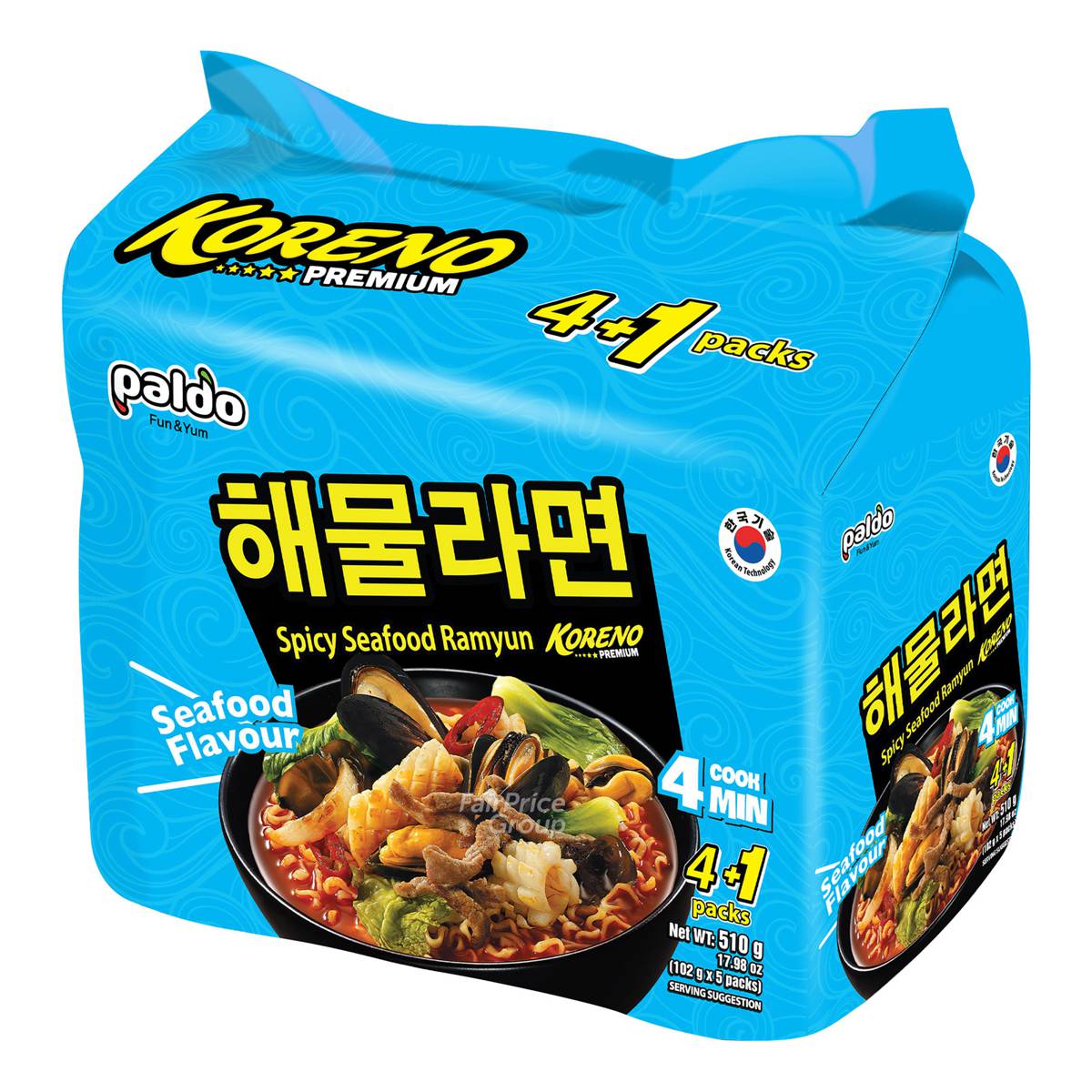 Paldo Spicy Seafood Ramyun Instant Noodle | NTUC FairPrice