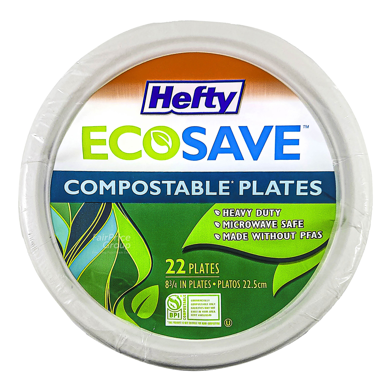 Hefty Ecosave Plates (8-3/4inch) | NTUC FairPrice