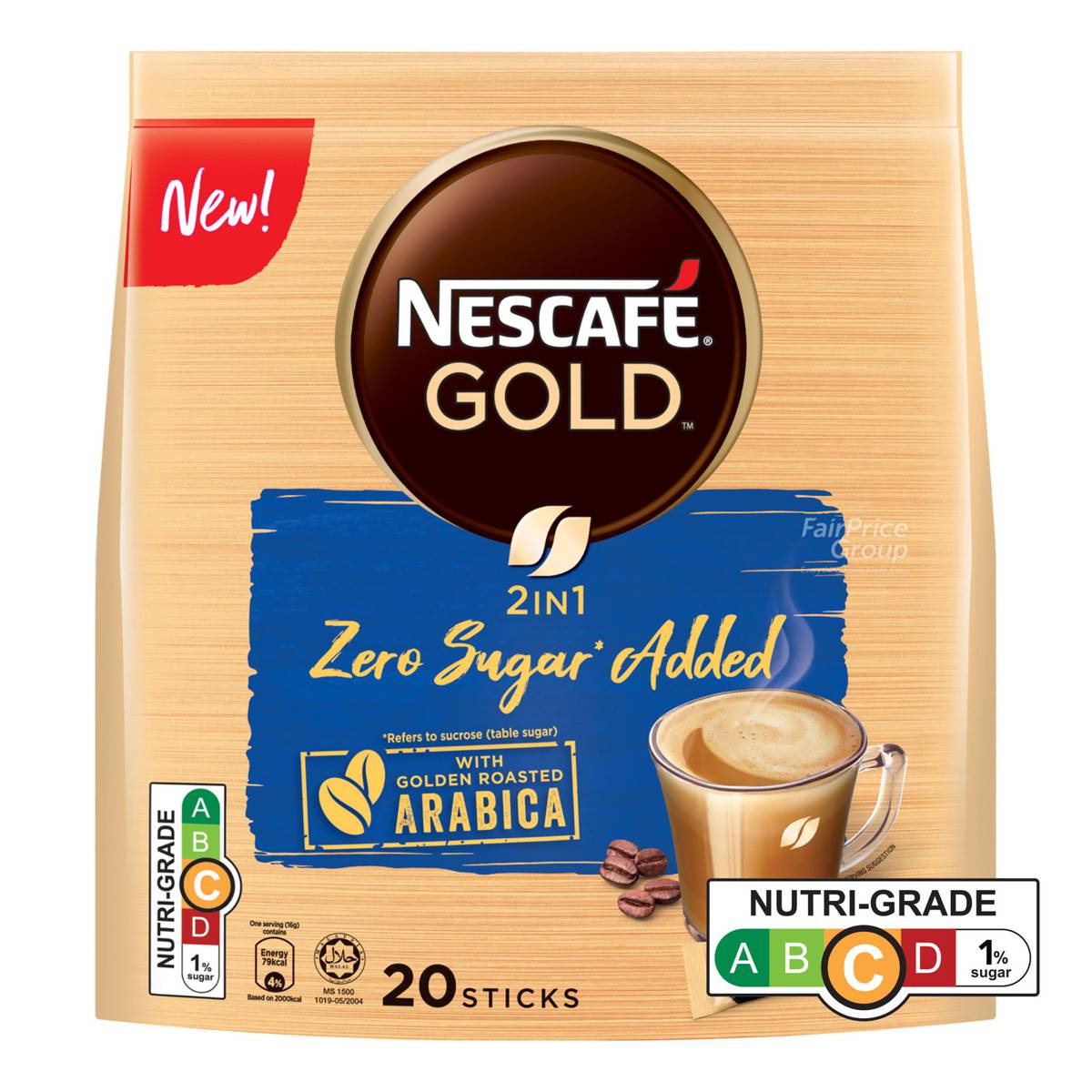 Nescafe Gold 2 in 1 - Zero Sugar Added | NTUC FairPrice