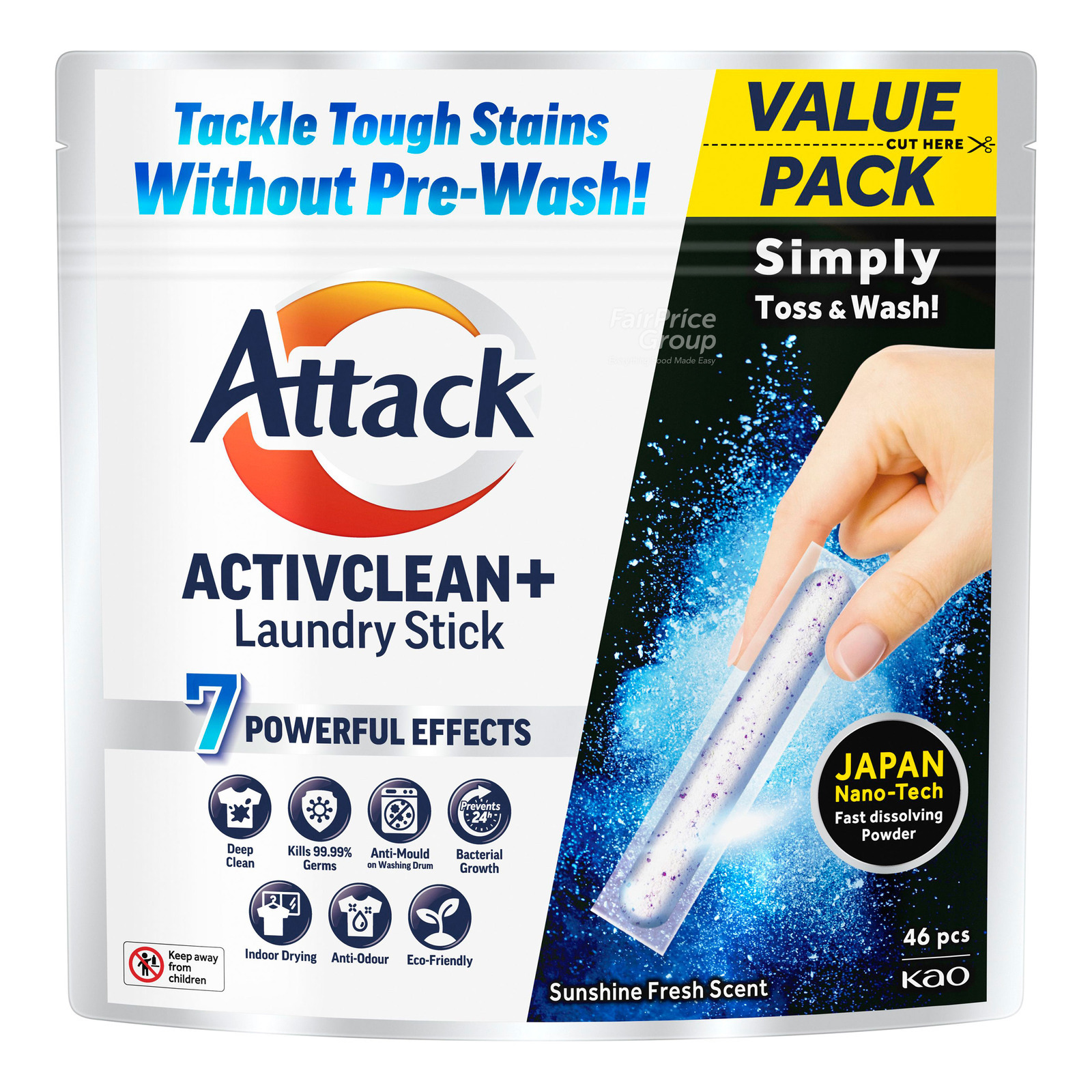 Attack Laundry Stick - Activclean+ | NTUC FairPrice