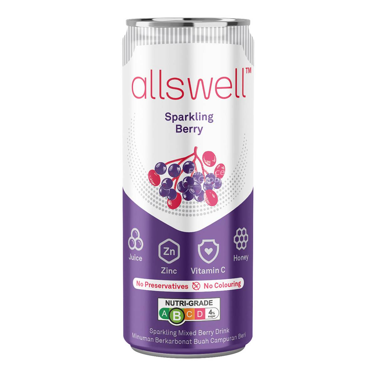Allswell Sparkling Drink - Berry | NTUC FairPrice