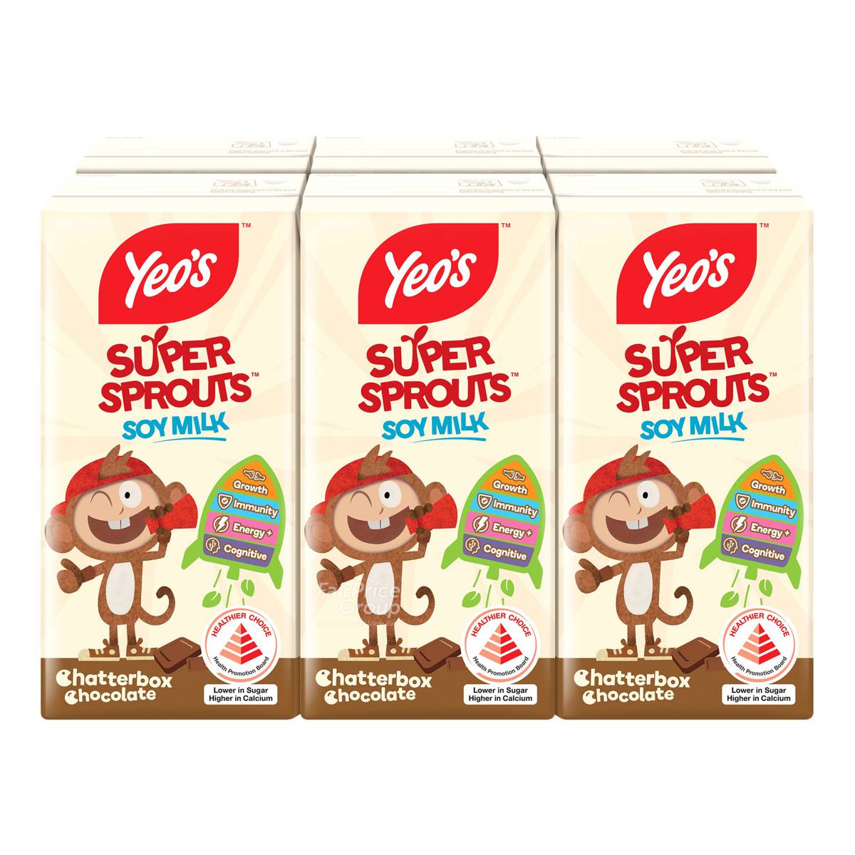 Yeo's Super Sprouts Soy Milk - Chocolate | NTUC FairPrice