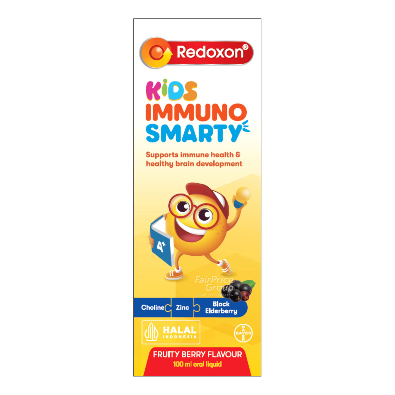 Redoxon Kids Immuno Smarty Oral Liquid Bottle - Black Elderberry | NTUC ...