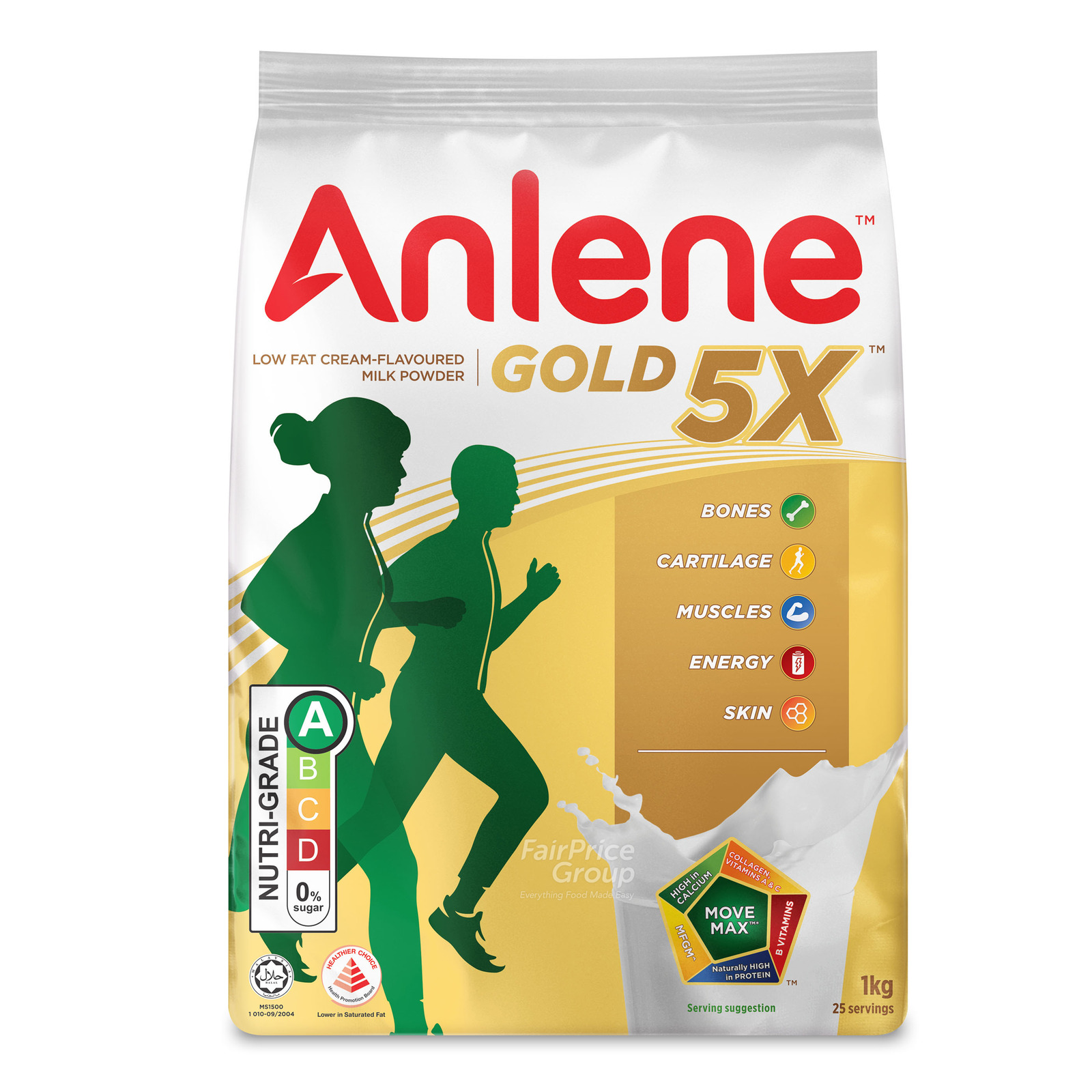 Anlene Gold 5X Adult Milk Powder - Plain | NTUC FairPrice