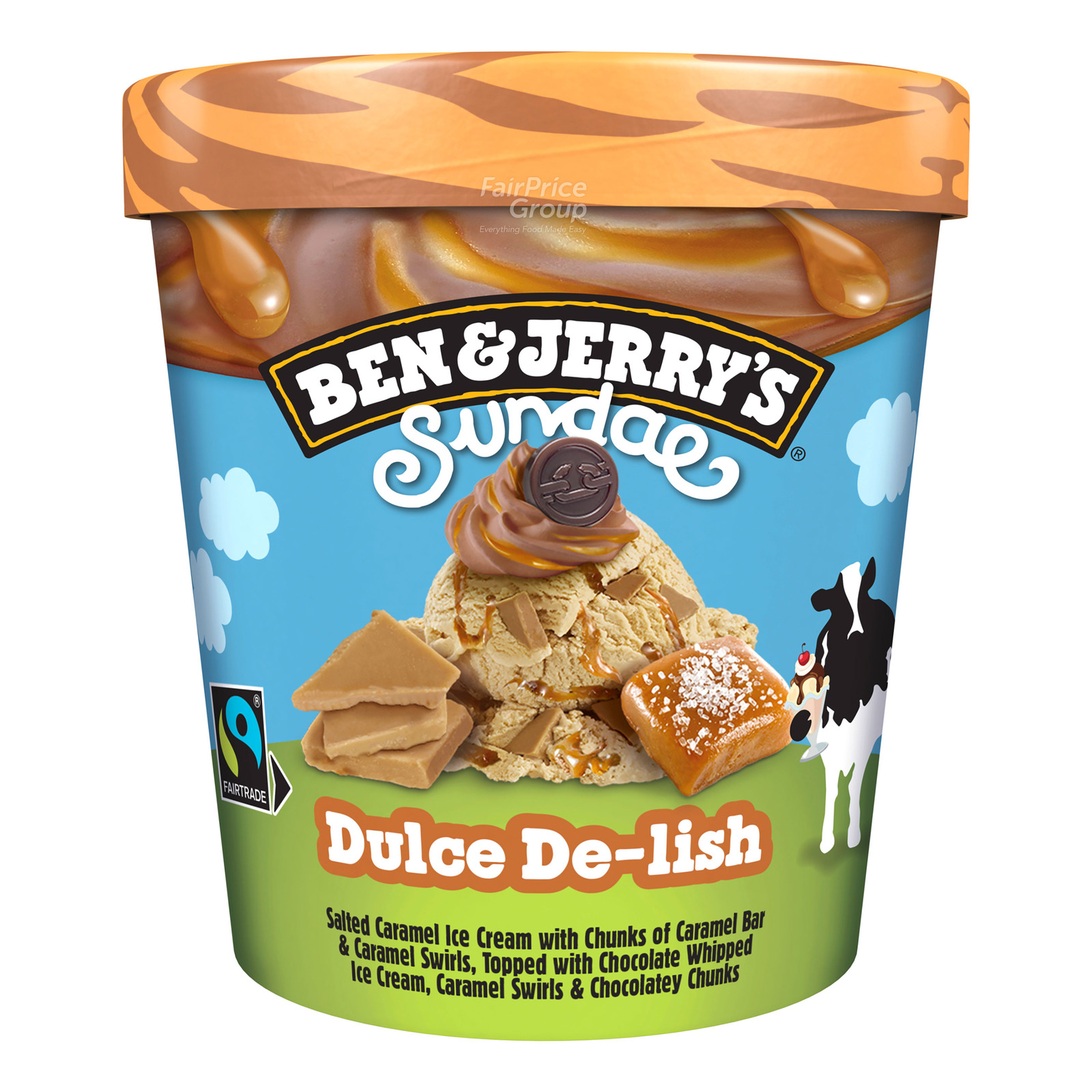 Ben & Jerry's Ice Cream - Dulce De-lish Sundae | NTUC FairPrice