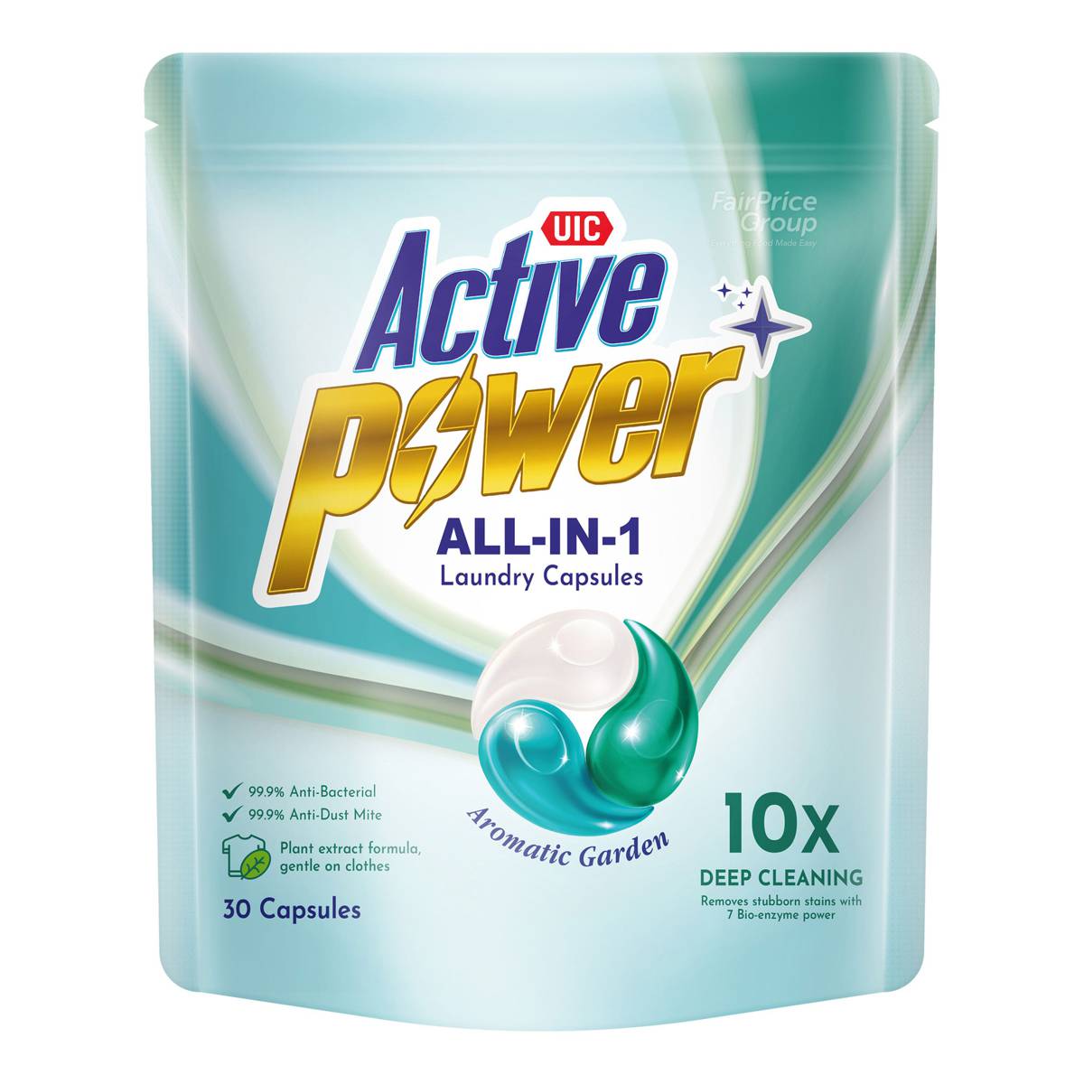 UIC Active Power All-In-1 Laundry Capsules - Aromatic Garden | NTUC ...
